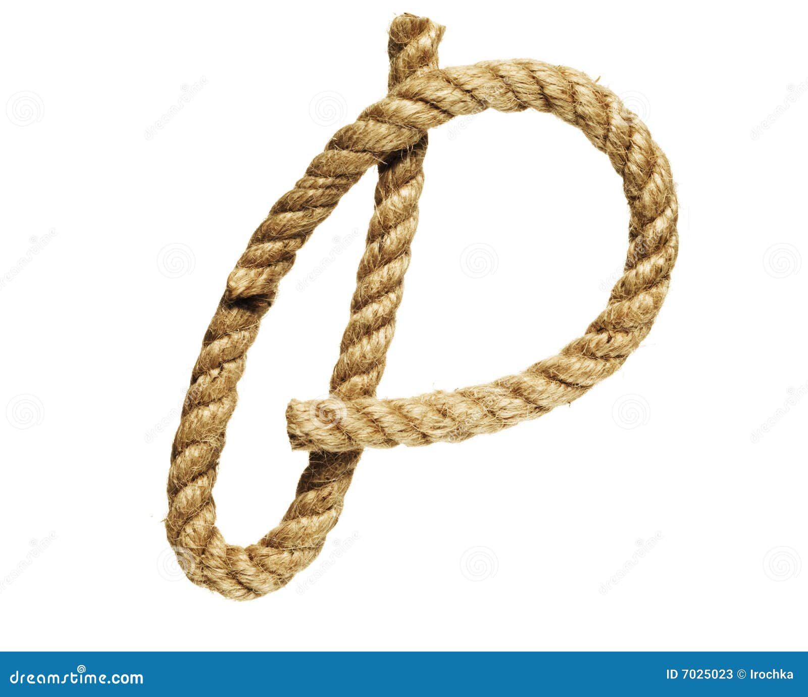Rope Forming Letter A, B, C, D Royalty-Free Stock Photography ...