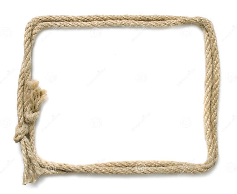 Rope frame stock photo. Image of unite, frame, connect - 10622528