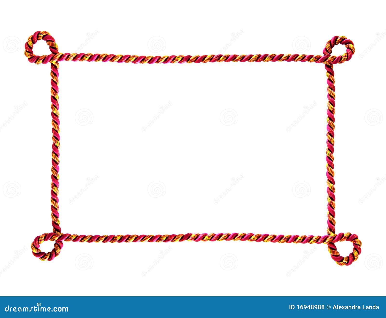 Rope Frame Knot Royalty-Free Stock Image | CartoonDealer.com #65734966
