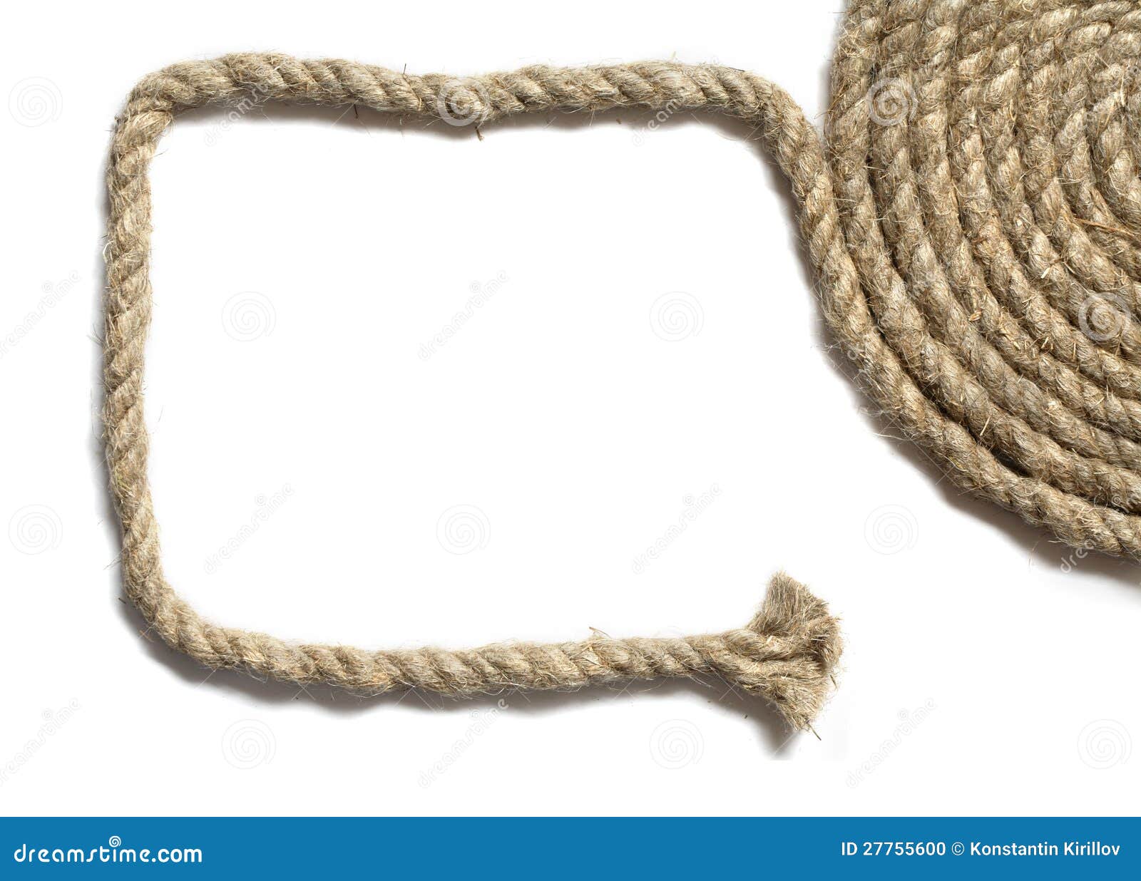 Rope Frame stock photo. Image of background, rope, work - 27755600
