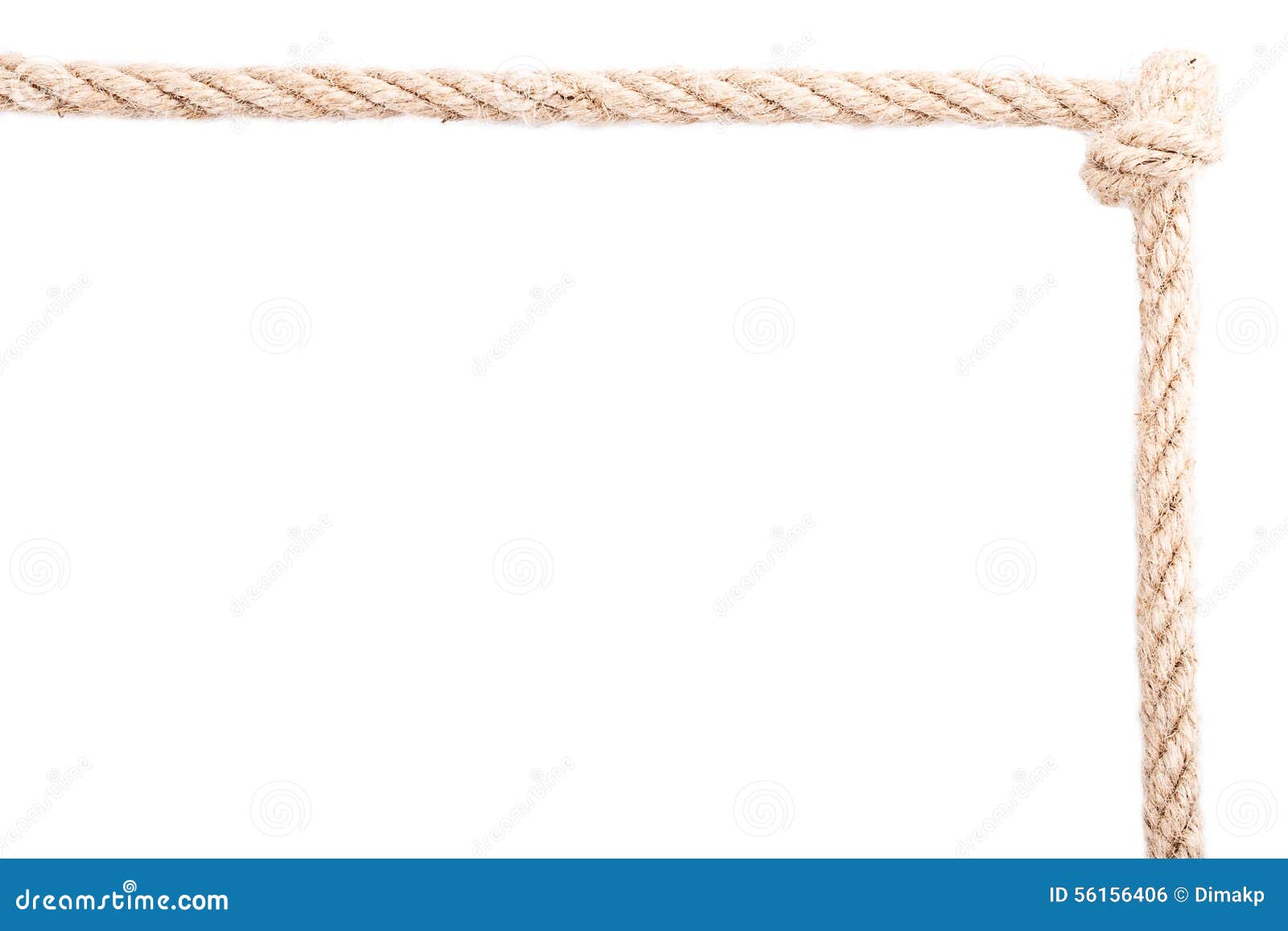 Rope Frame Knot Stock Photo | CartoonDealer.com #56156406
