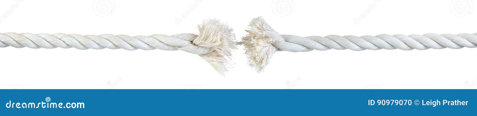 Rope fraying stock photo. Image of tension, isolated - 90979070