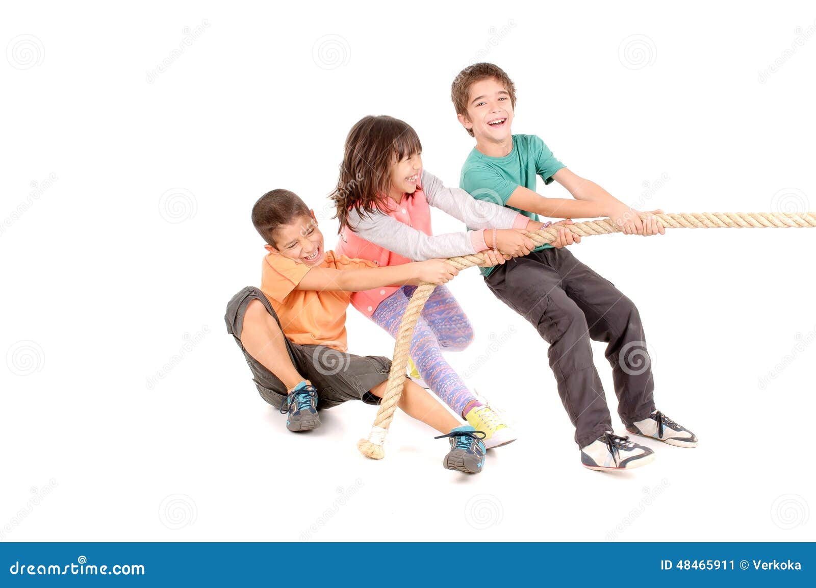 Rope game stock image. Image of toiling, playground, caucasian - 48465911