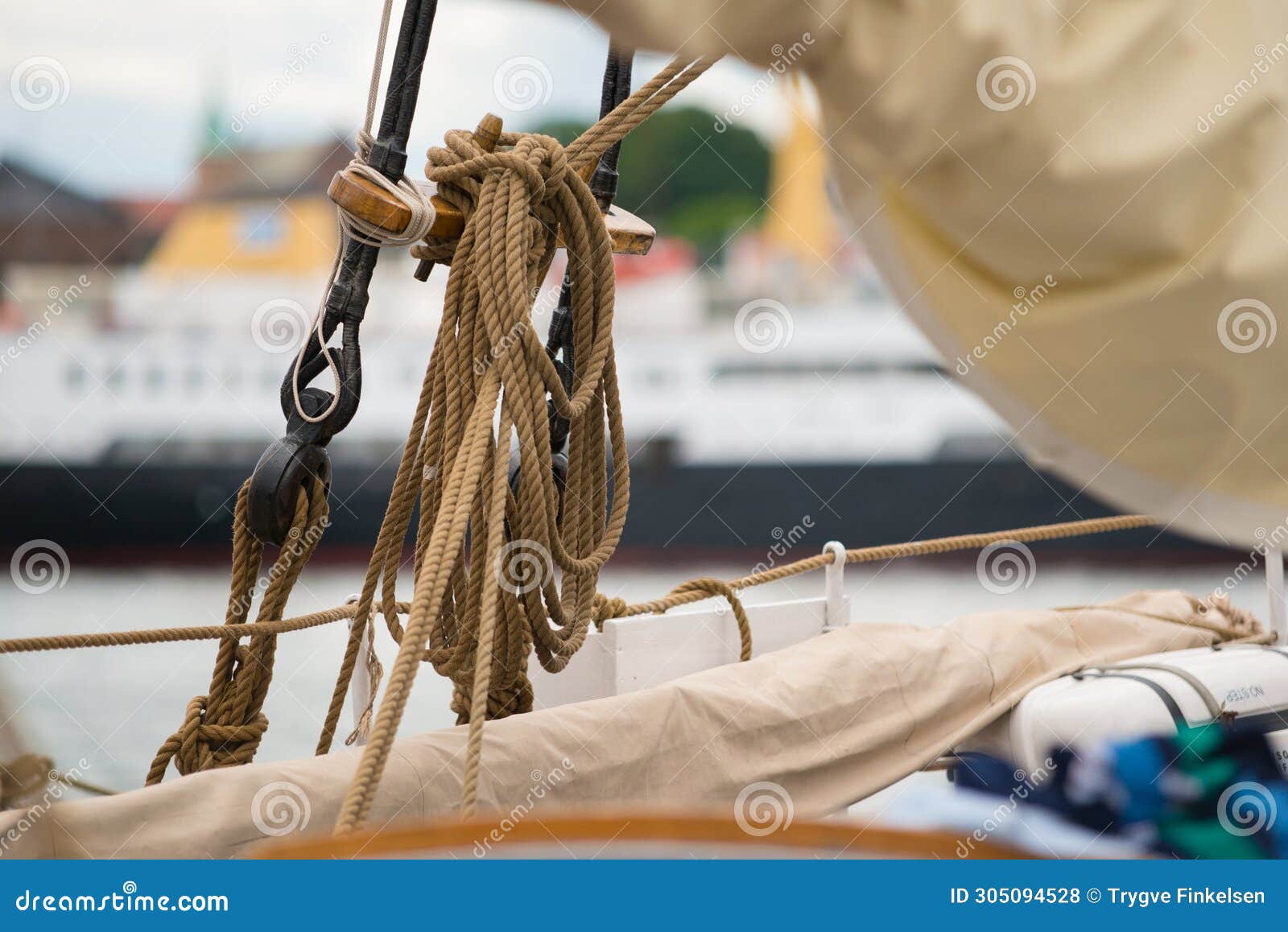 Rigging Hanging At A Mast Royalty-Free Stock Image | CartoonDealer.com ...