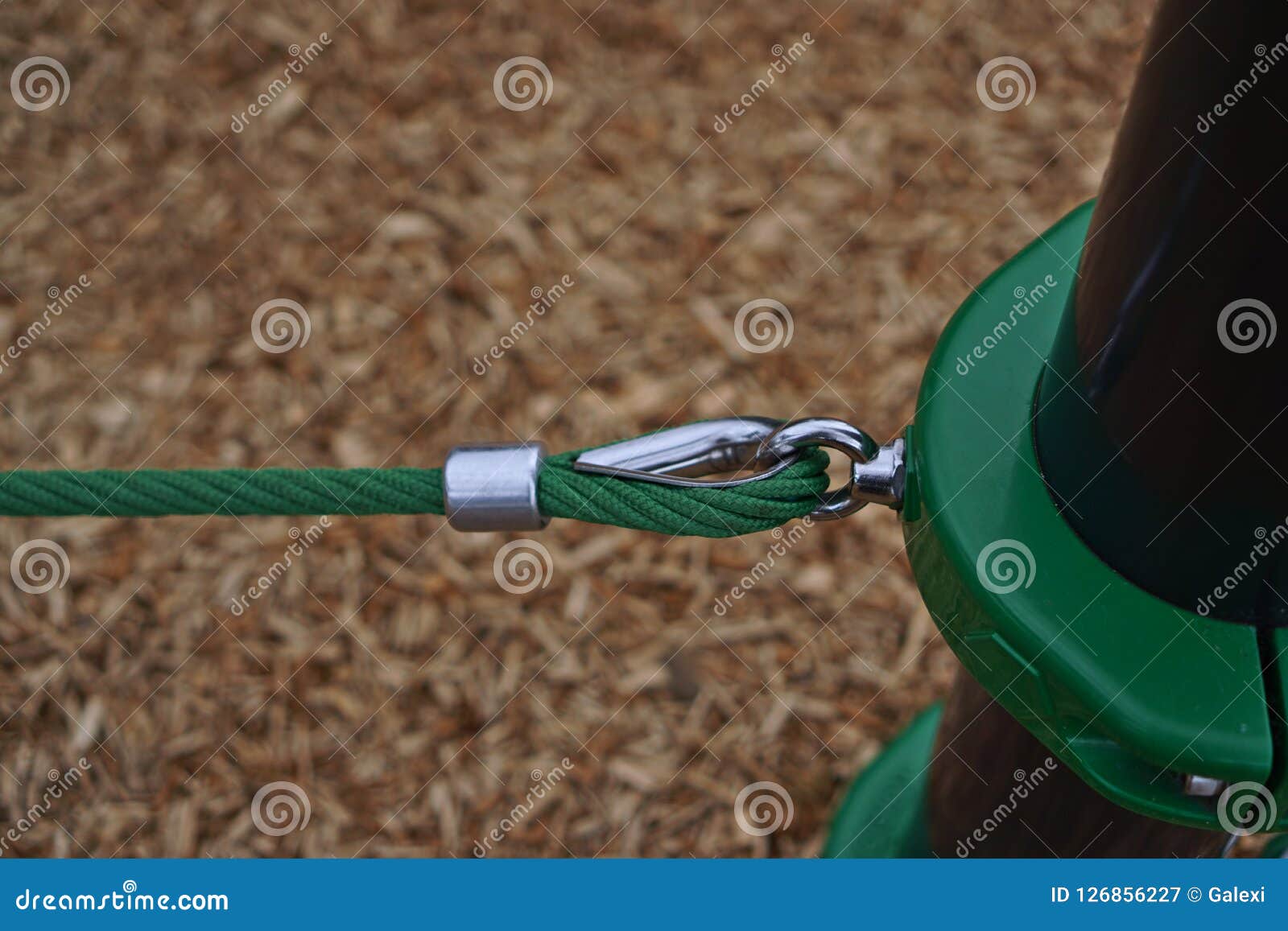 Rope hook fastener stock image. Image of fiber, pier - 126856227