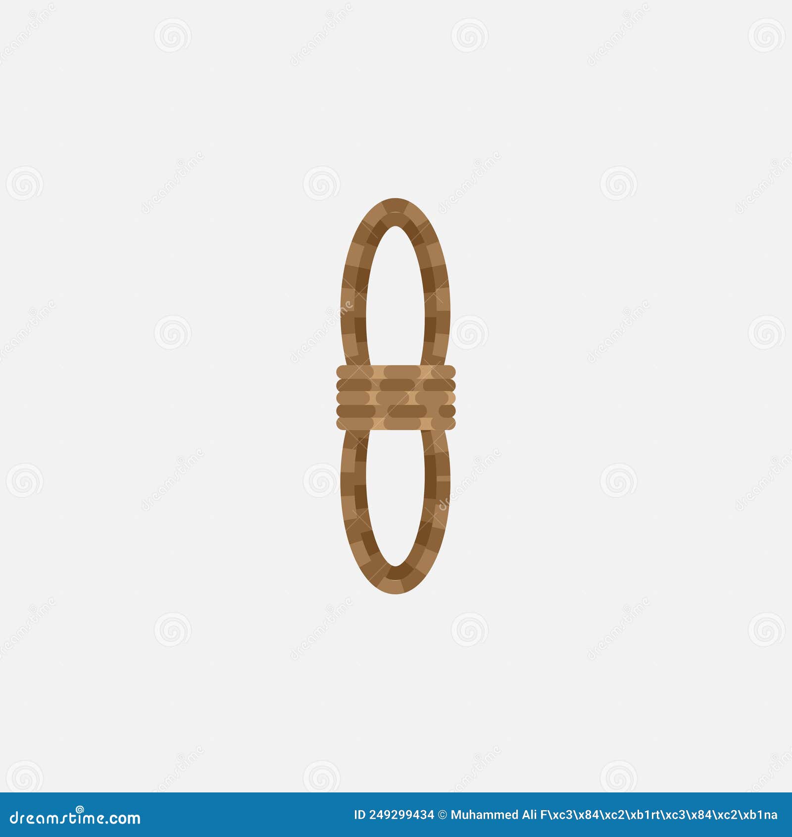 Rope Icon. Construction Concept. - Vector Stock Vector - Illustration ...