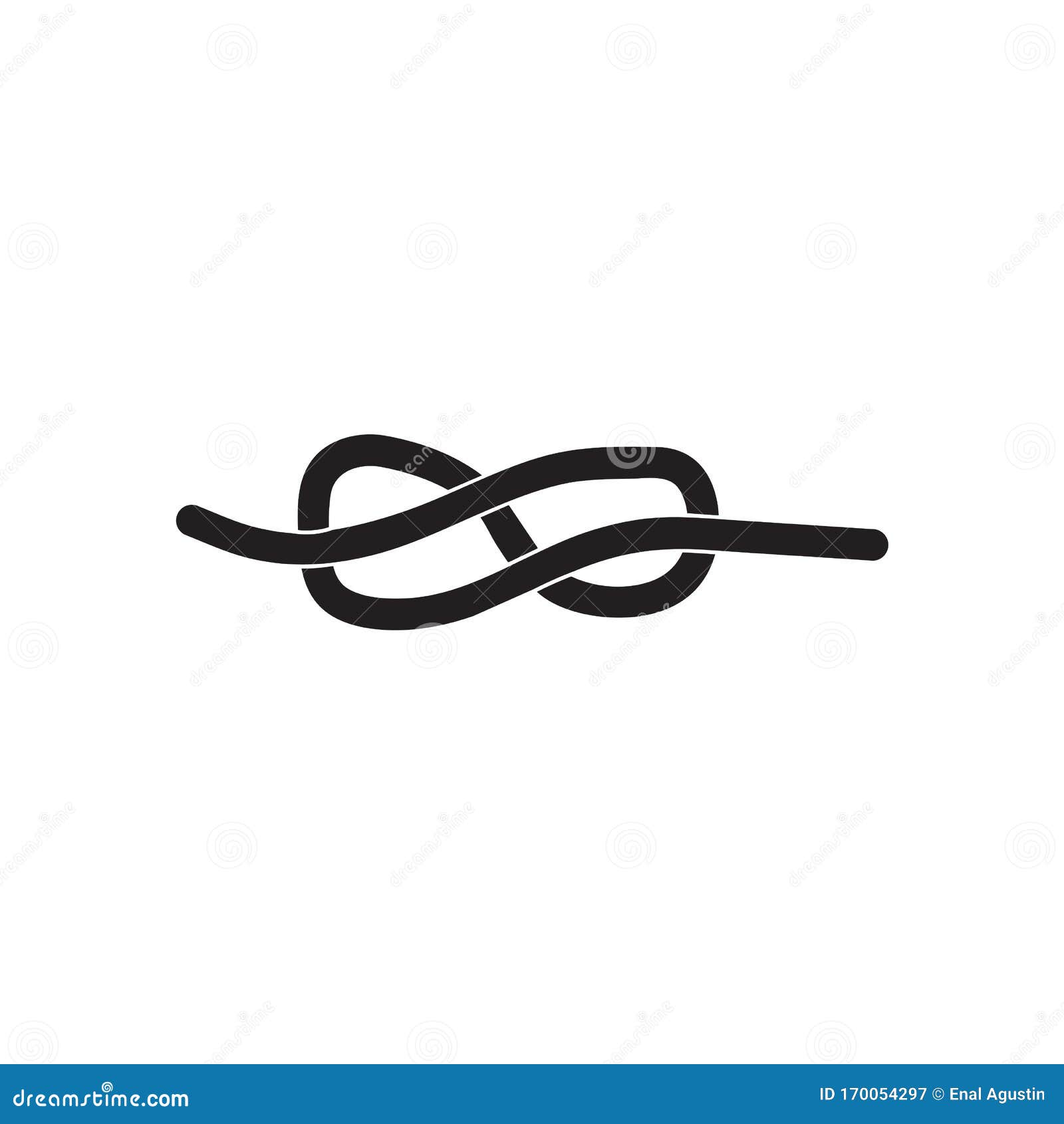 Rope Icon Logo Design Vector Template Stock Vector - Illustration of ...