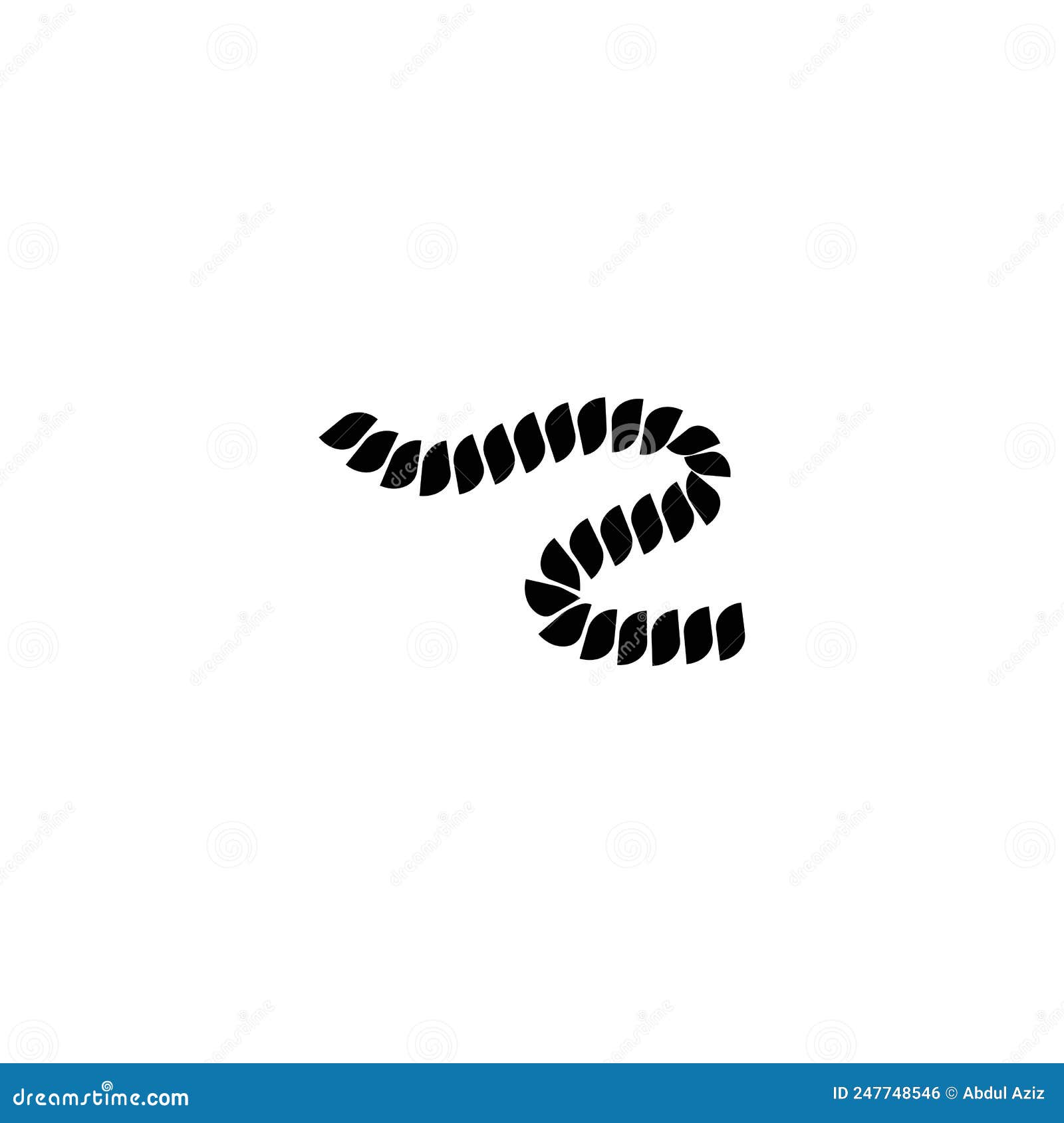 Rope icon logo free vector stock vector. Illustration of decorative ...
