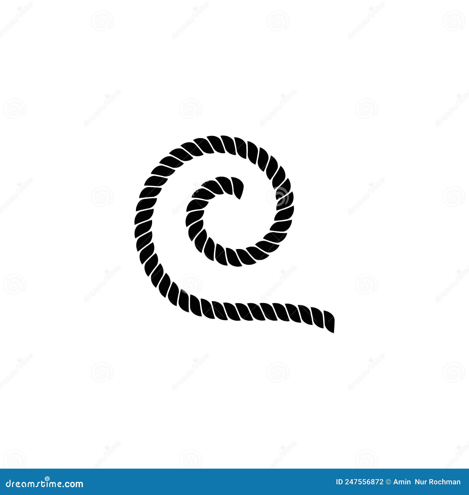 Rope Icon Vector Illustration Template Stock Vector - Illustration of ...