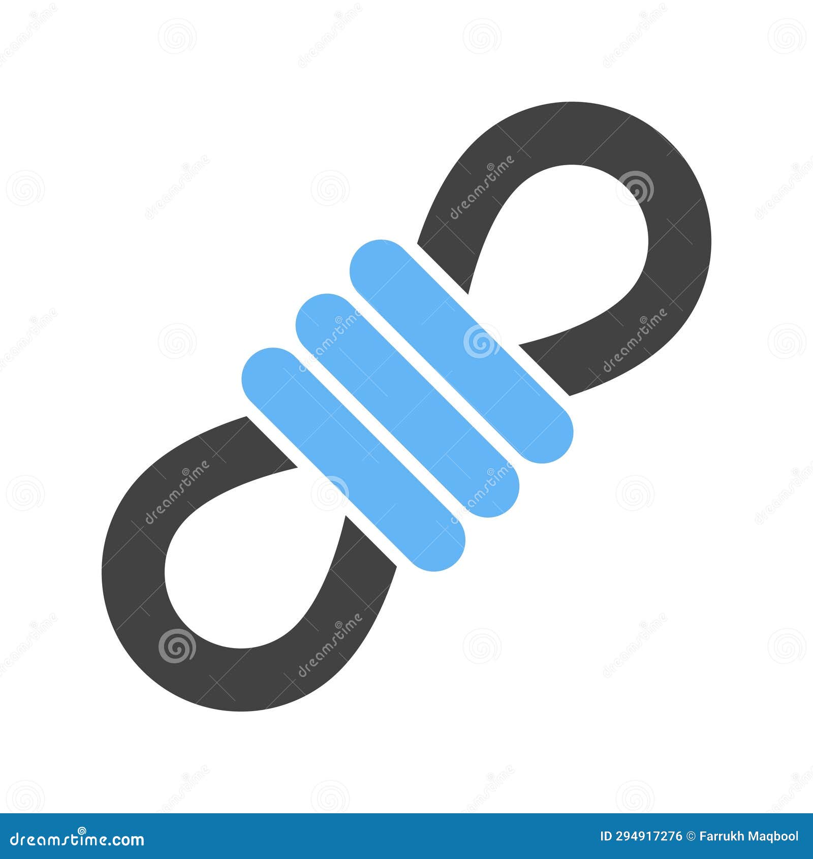 Rope icon vector image. stock illustration. Illustration of symbol ...