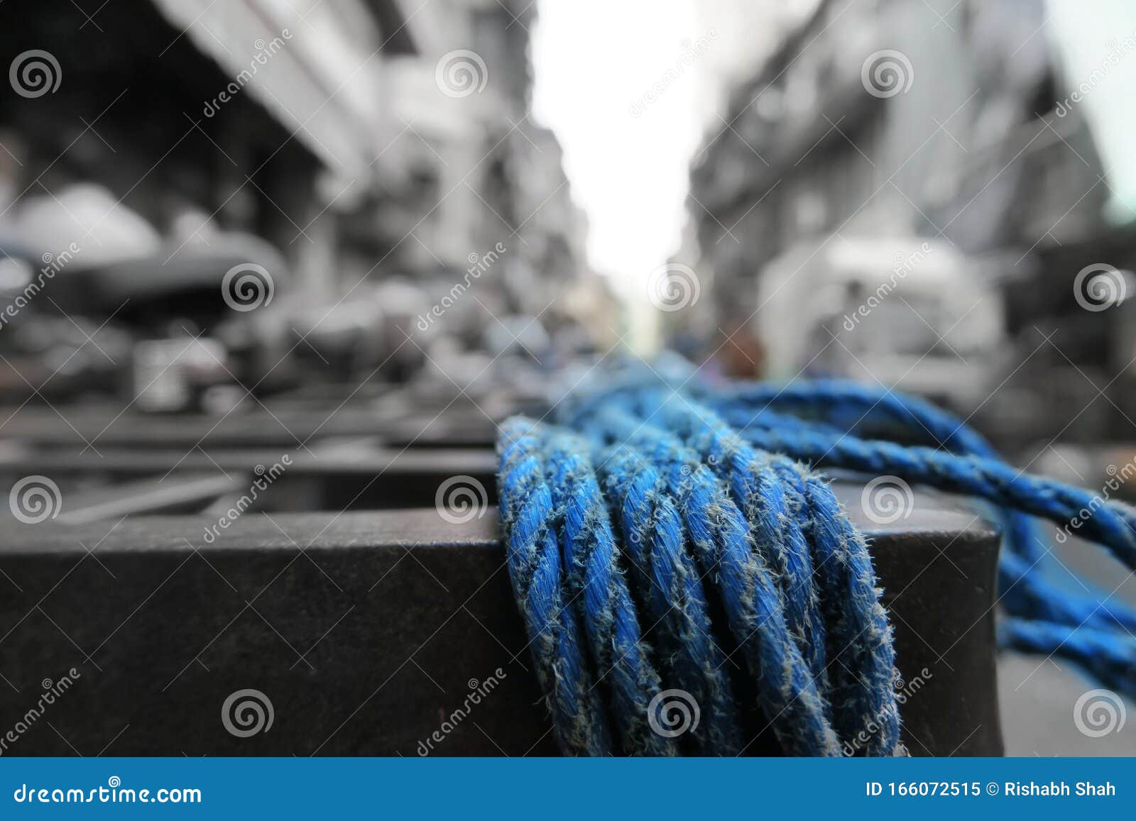 Rope on Indian Street Cycle Stock Image - Image of rope, indian: 166072515