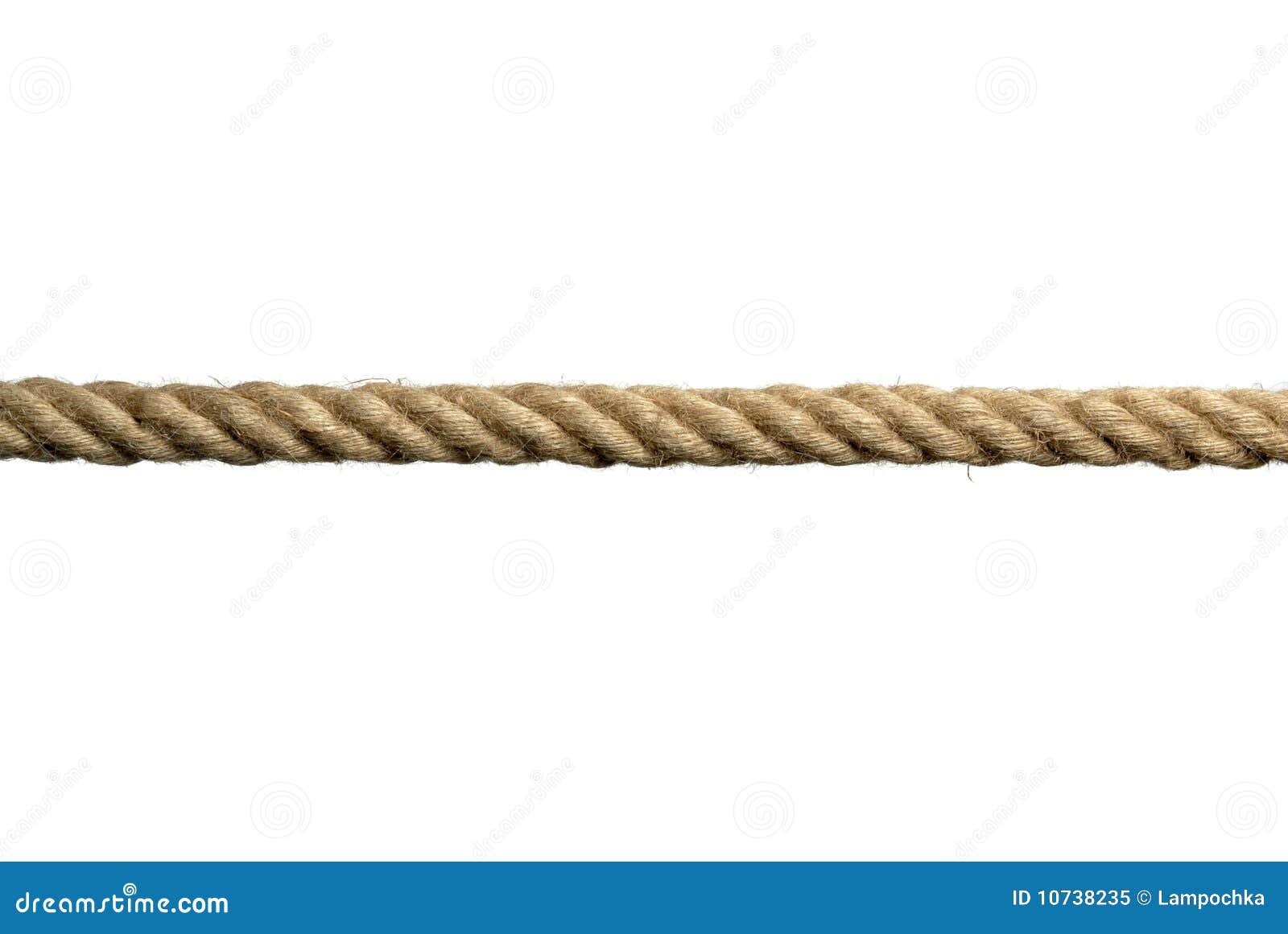 Rope isolated stock image. Image of rope, twisted, beige - 10738235