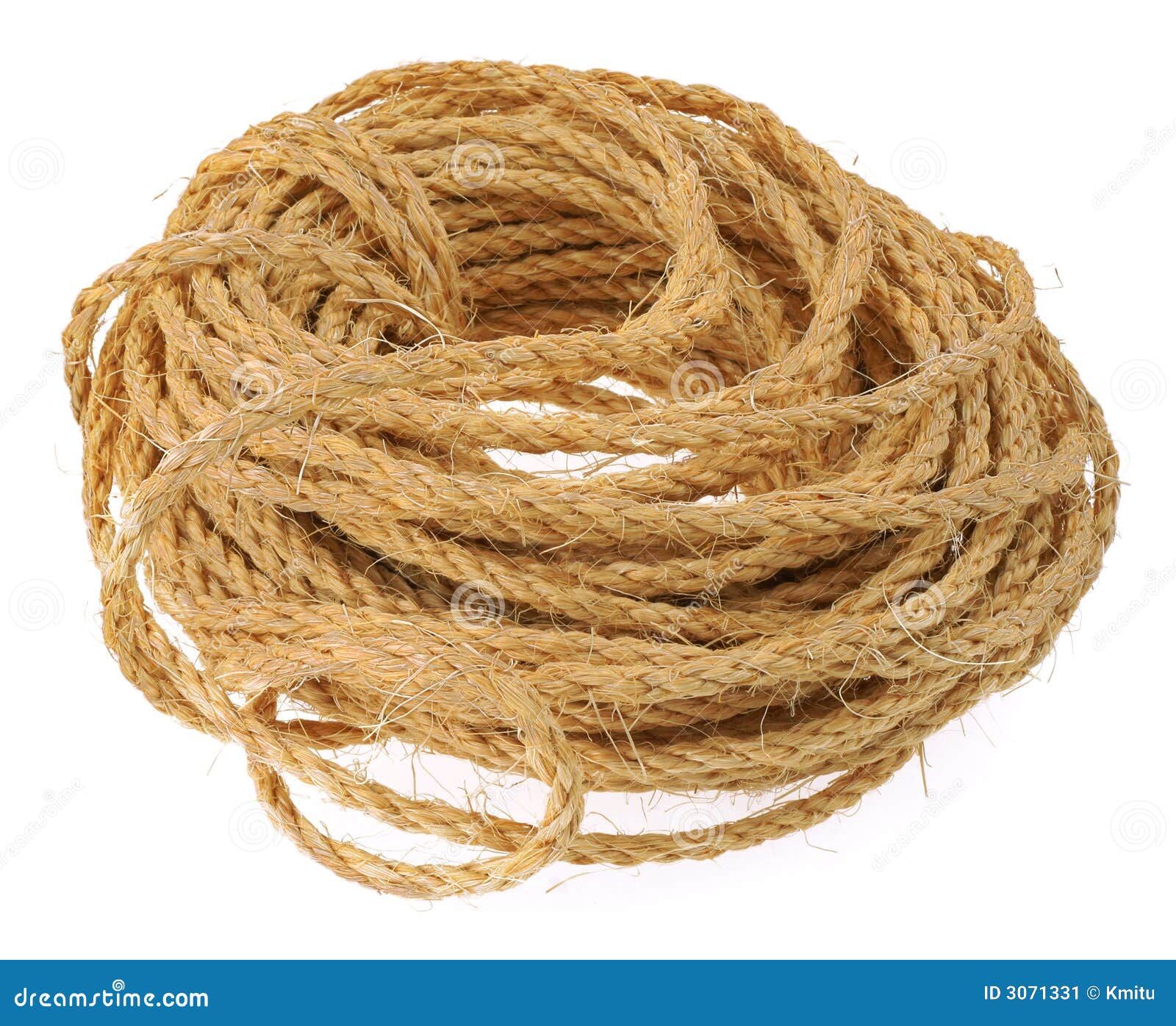 Red Rope Isolated On White Background, Loop Shape Royalty-Free Stock ...