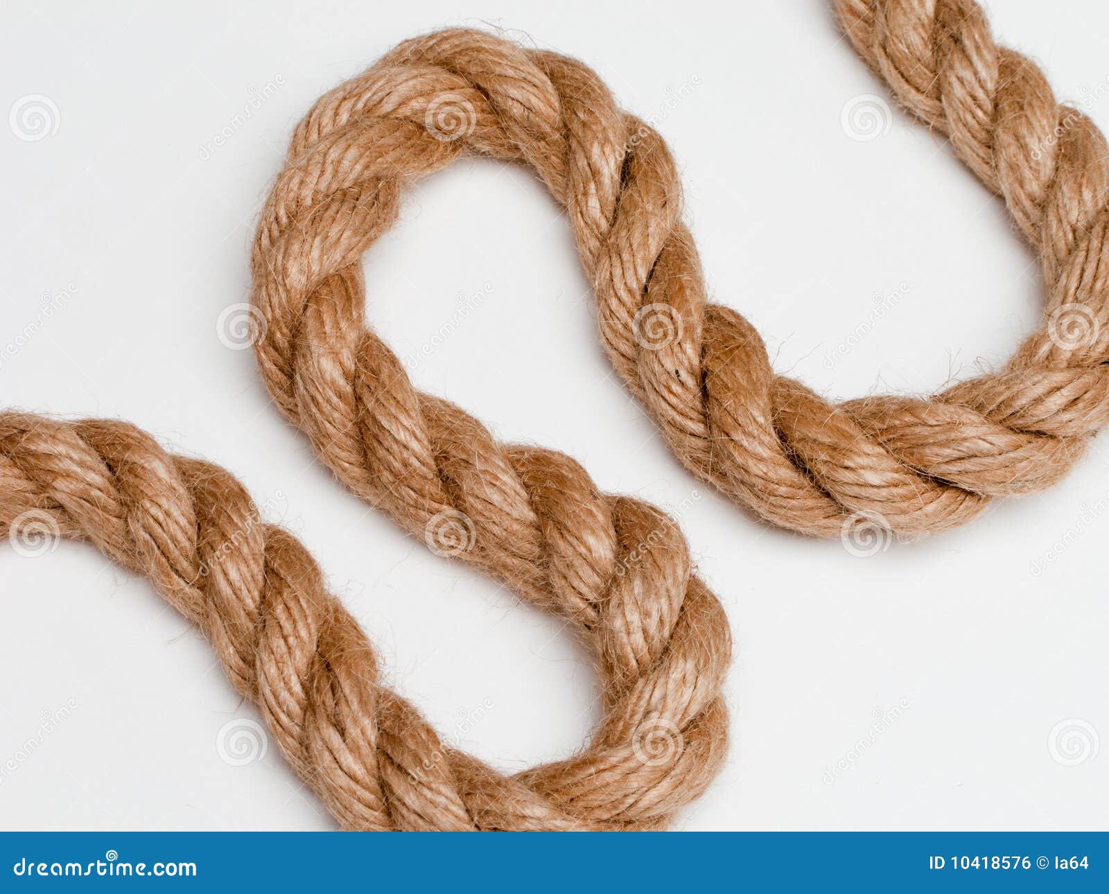 Rope isolated on white stock photo. Image of pursuit - 10418576