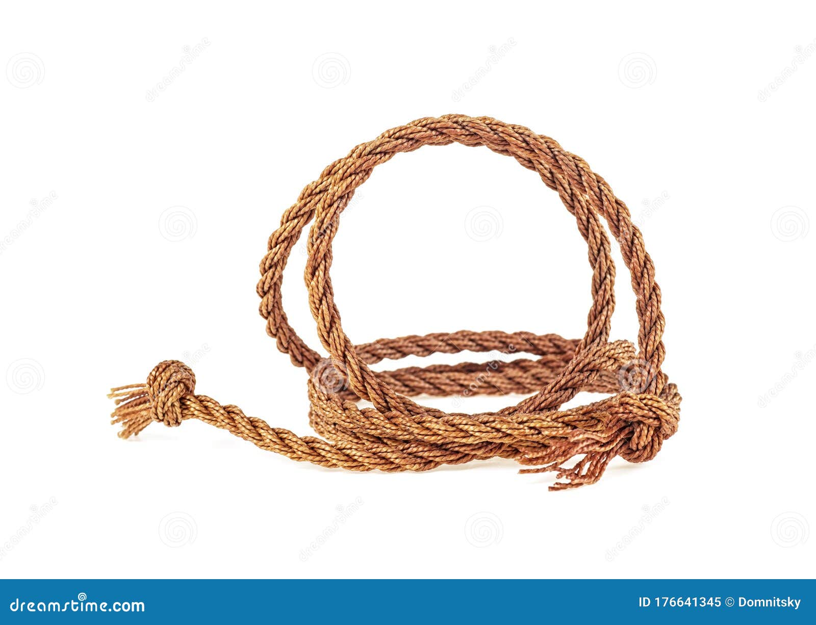 Rope Isolated on White Background Stock Image - Image of ship, cord ...