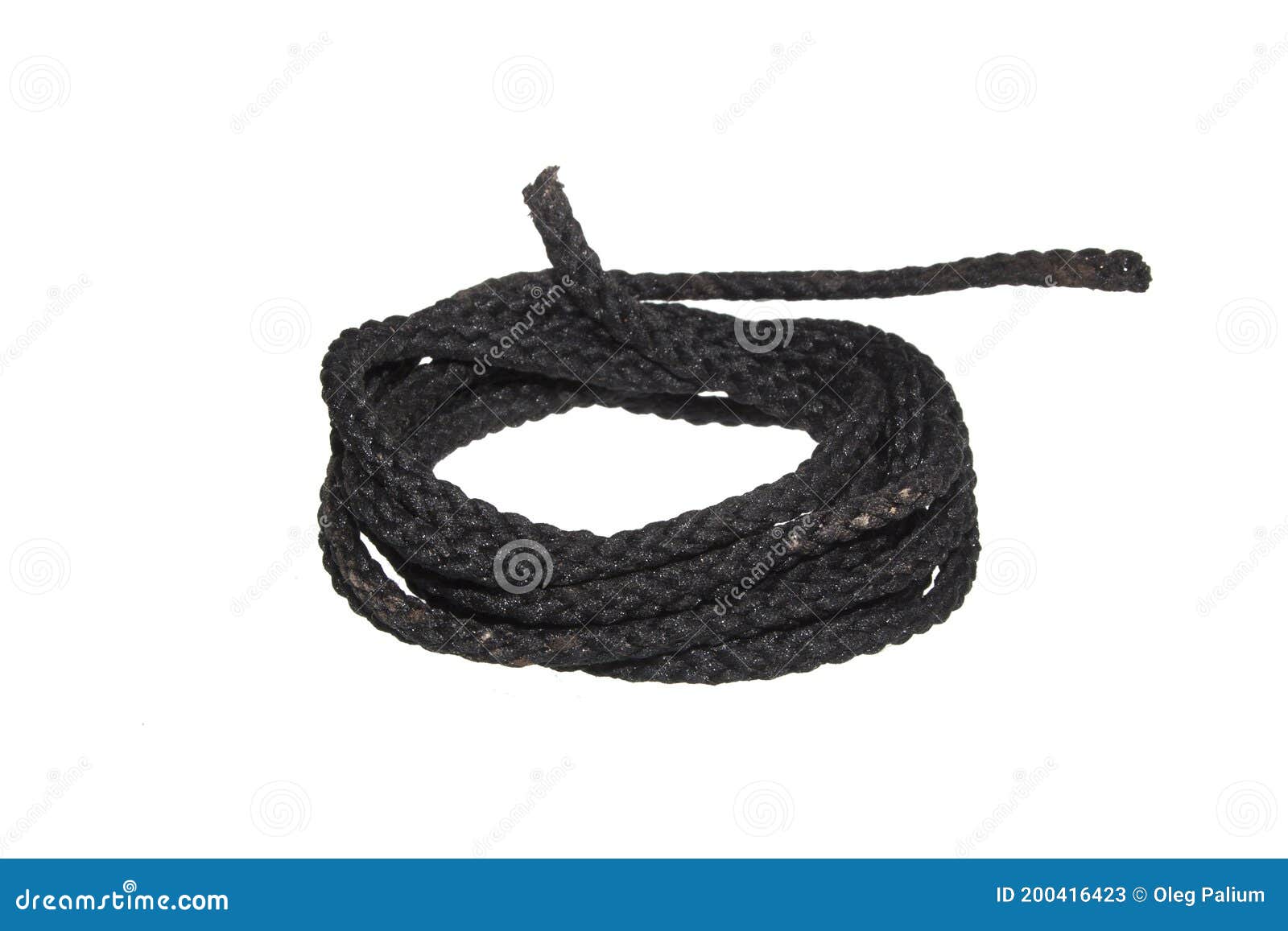 Rope Isolated on White Background Stock Image - Image of cord, nautical ...