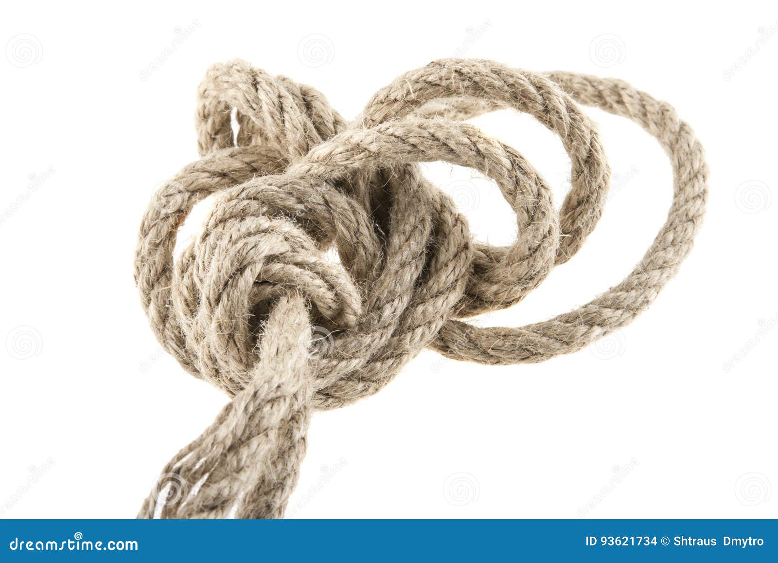 Rope isolated on white stock photo. Image of brown, element - 93621734