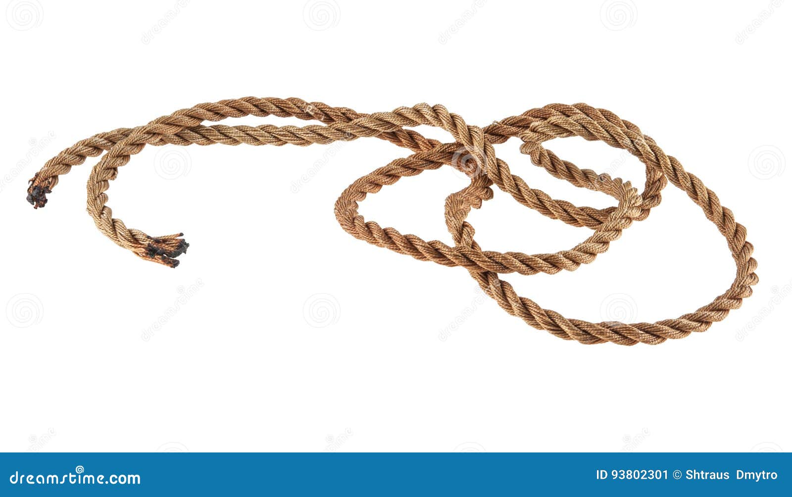 Rope isolated on white stock image. Image of material - 93802301