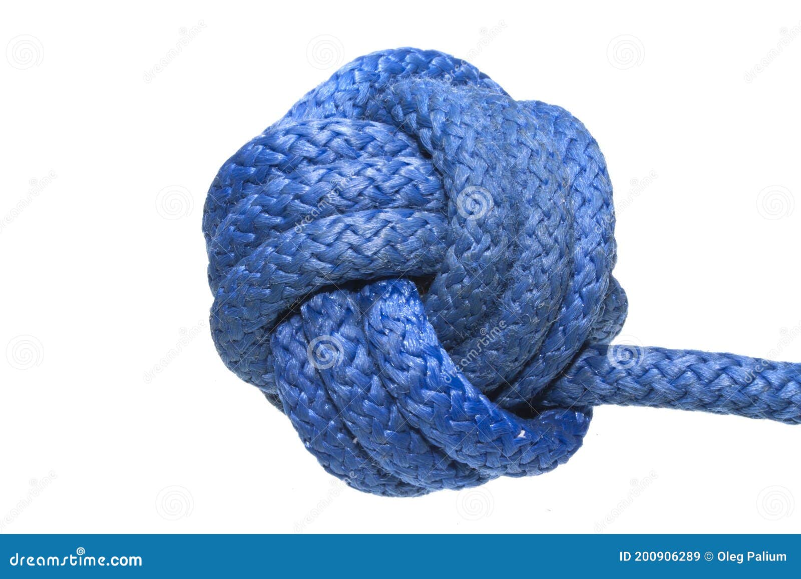 Rope Isolated on White Background Stock Image - Image of equipment ...