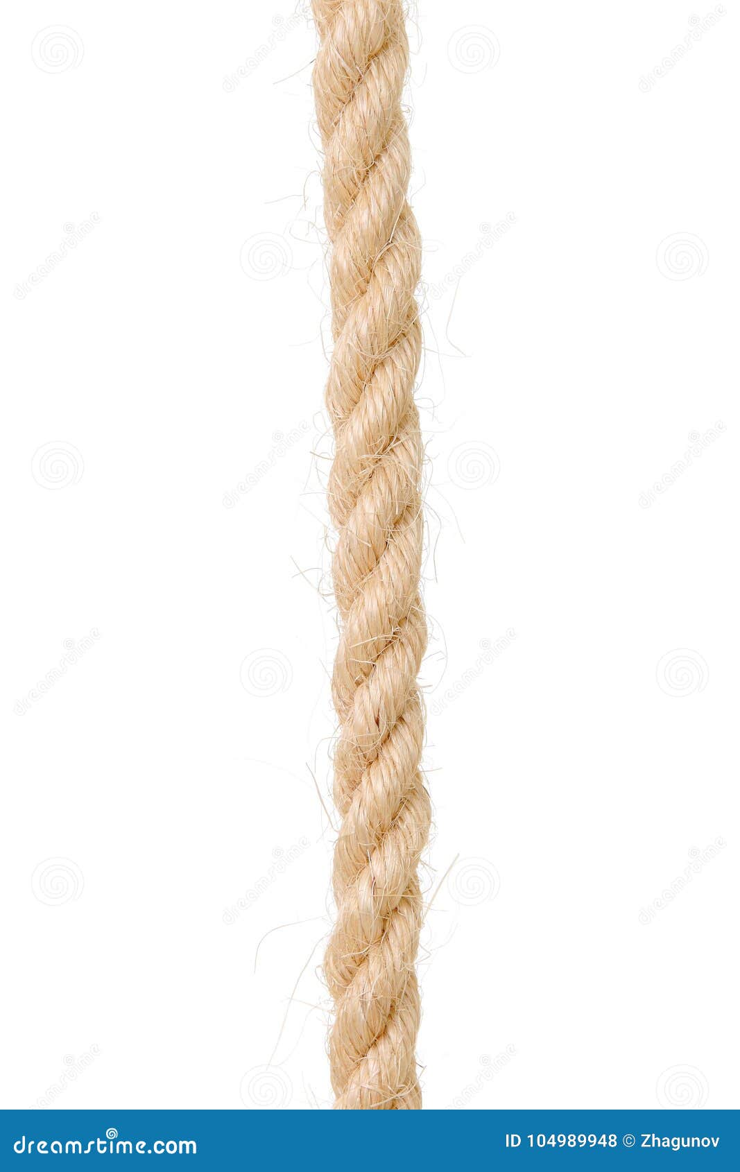 Rope isolated on white stock photo. Image of industry - 104989948
