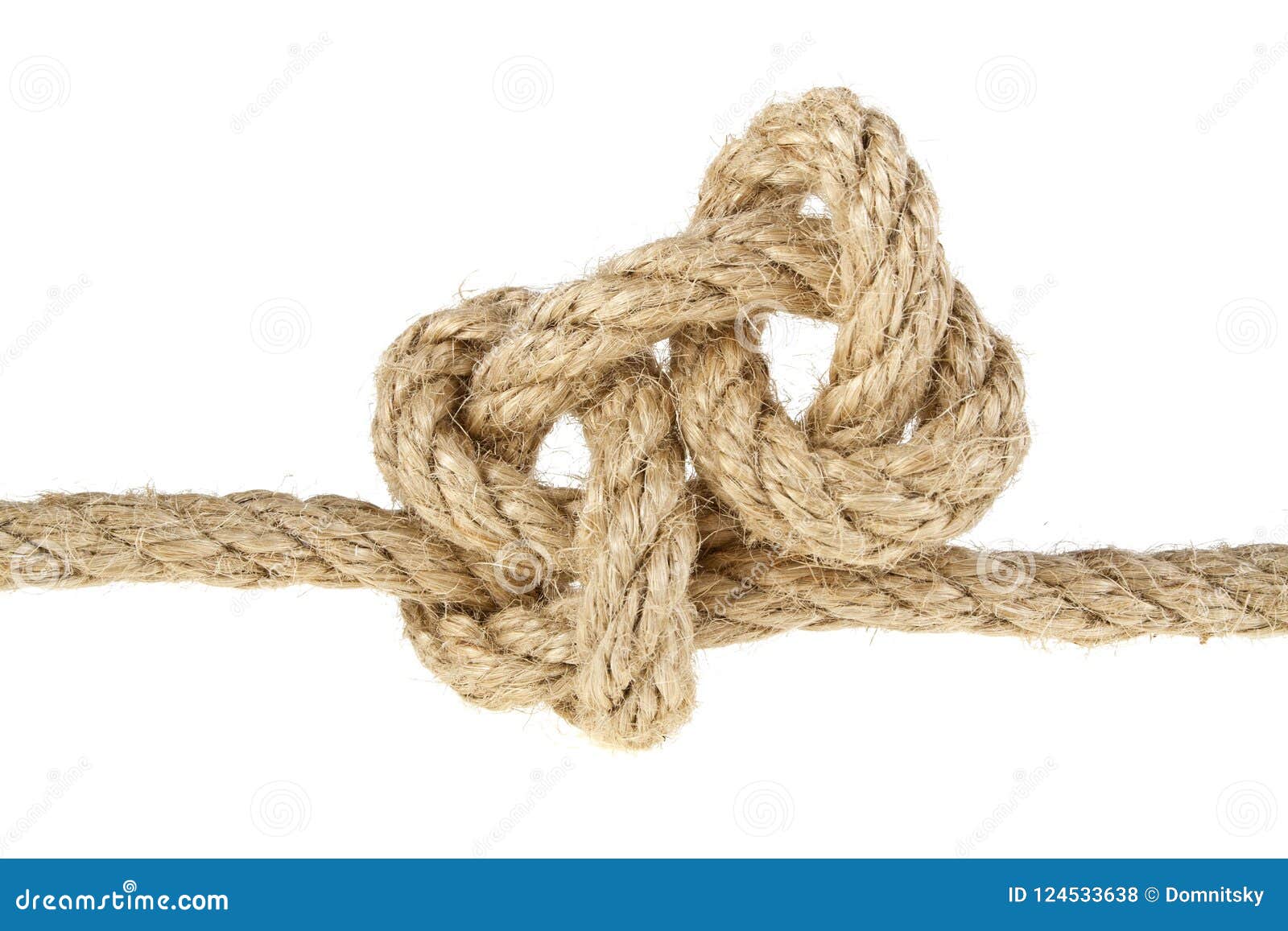 Rope isolated on white stock photo. Image of line, loop - 124533638