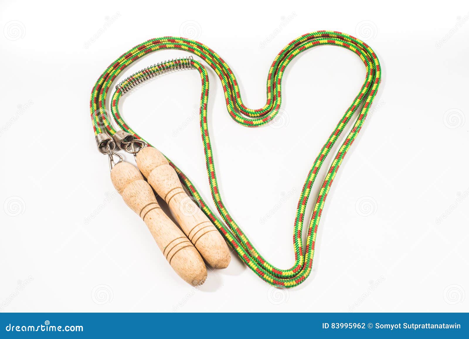 Rope jump white background stock photo. Image of shape - 83995962