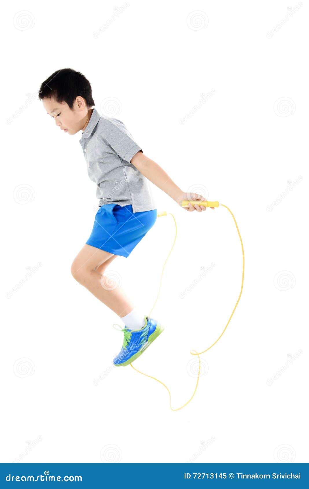 Rope jumping boy stock image. Image of young, recreation - 72713145