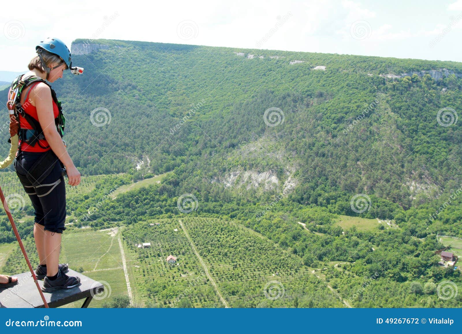 Rope Jumping.Bungee Jumping. Stock Photo - Image of freedom, bungee ...