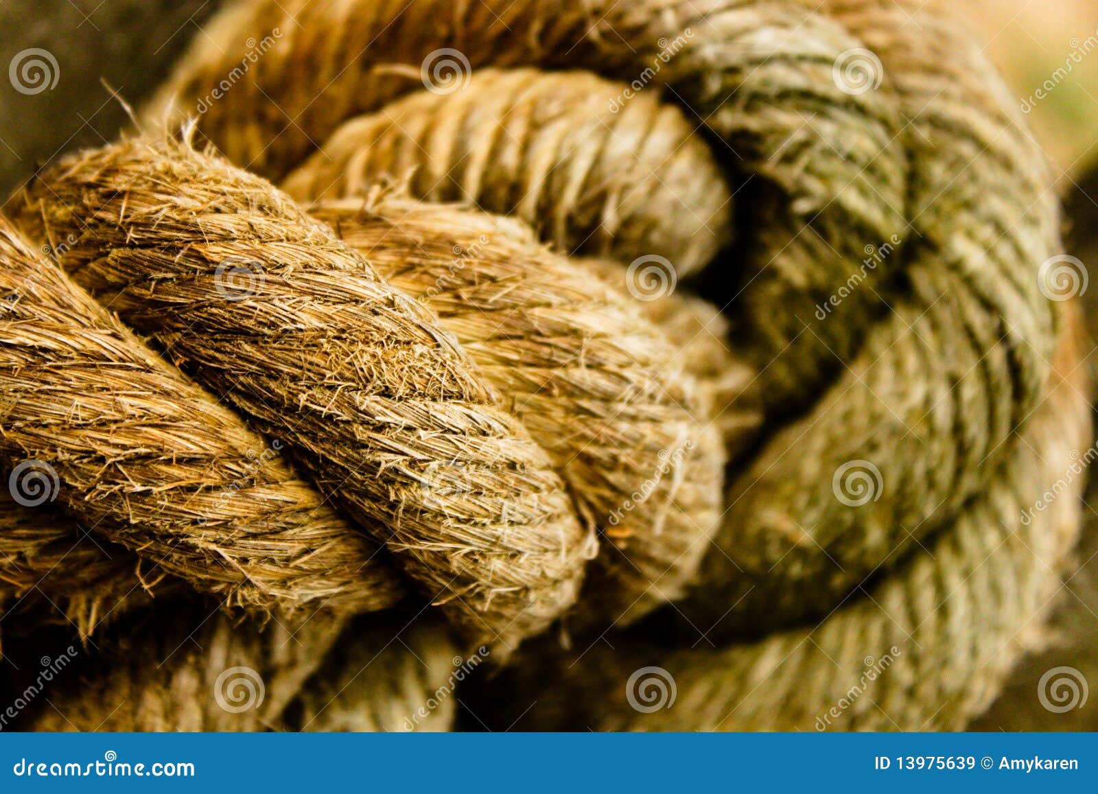 Rope Knot stock image. Image of weave, string, strands - 13975639