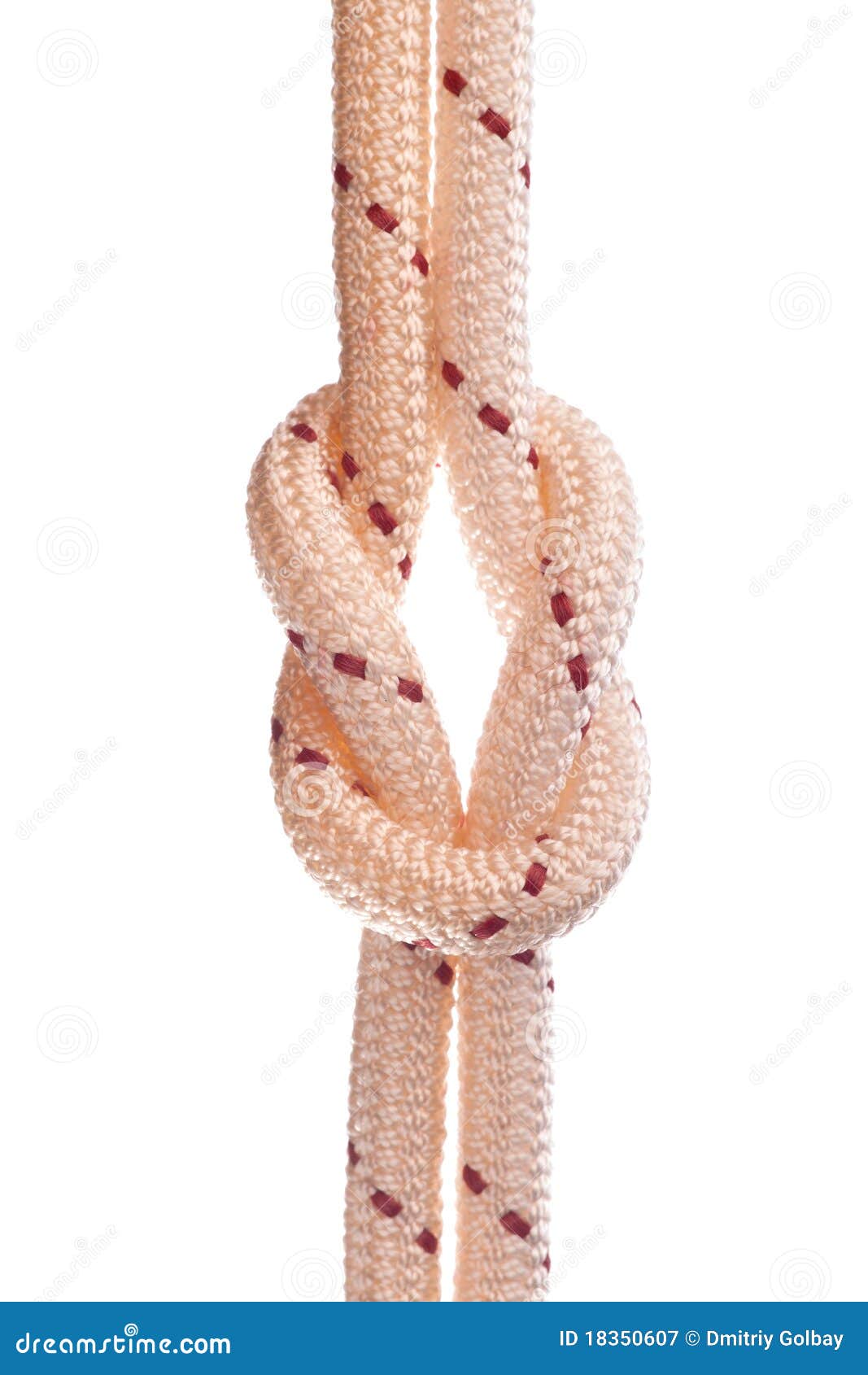 Rope knot stock image. Image of connect, isolated, bend - 18350607