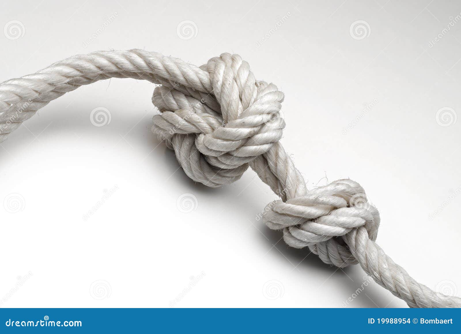 Rope with a knot stock photo. Image of clothes, security - 19988954
