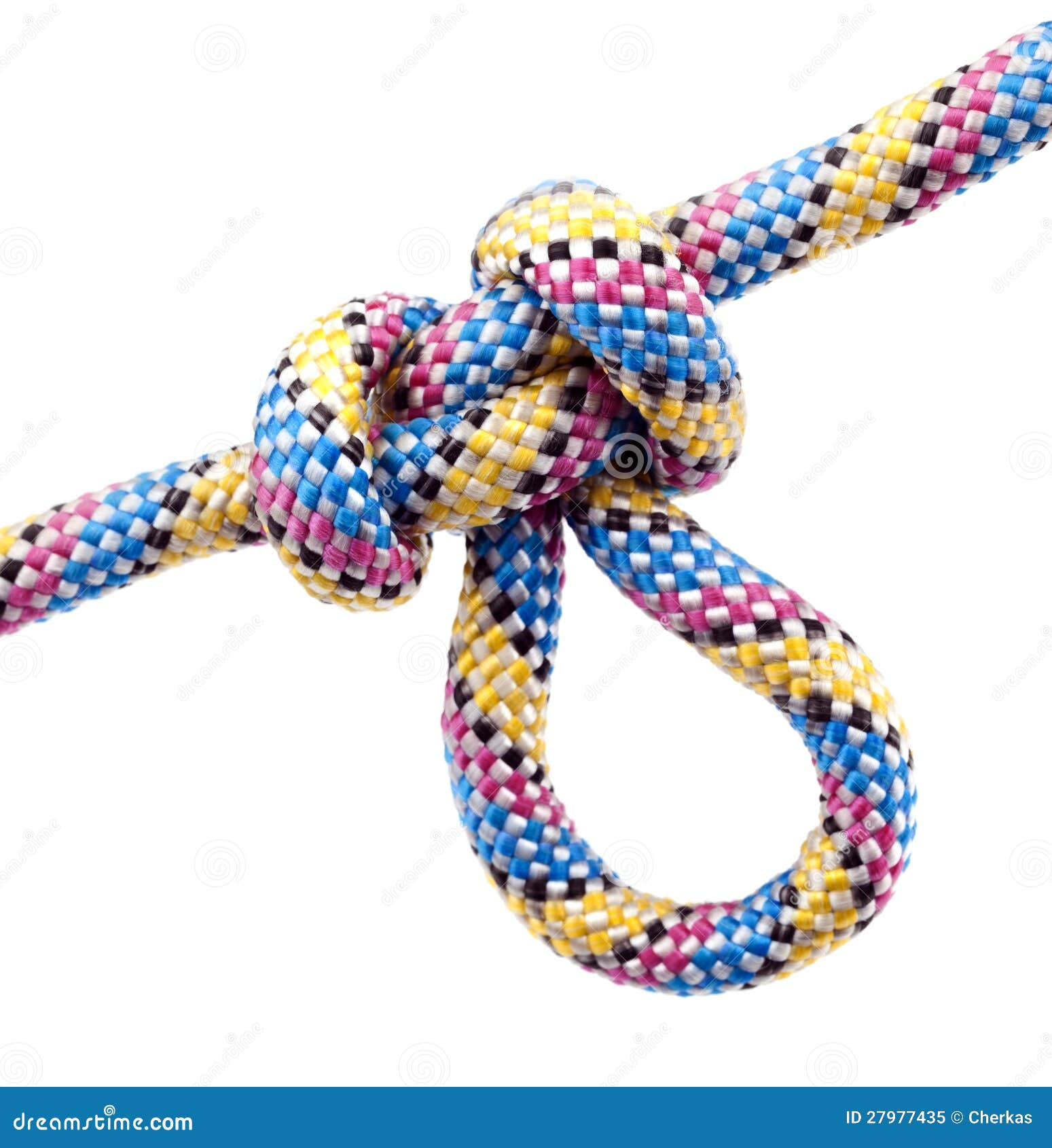 Rope with knot stock image. Image of tackle, sailing - 27977435