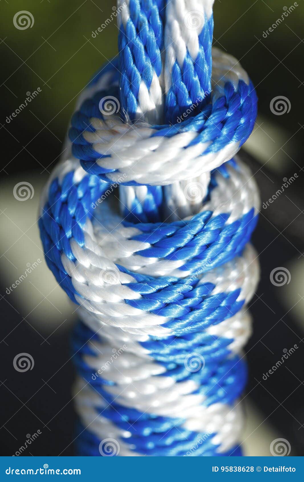Rope with knot stock photo. Image of white, knot, connection - 95838628