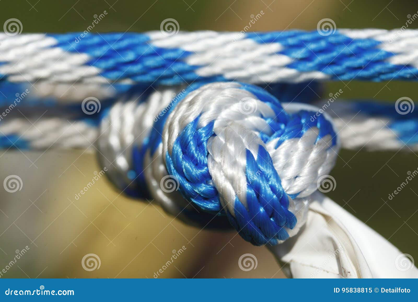 Rope with knot stock image. Image of security, tape, connection - 95838815