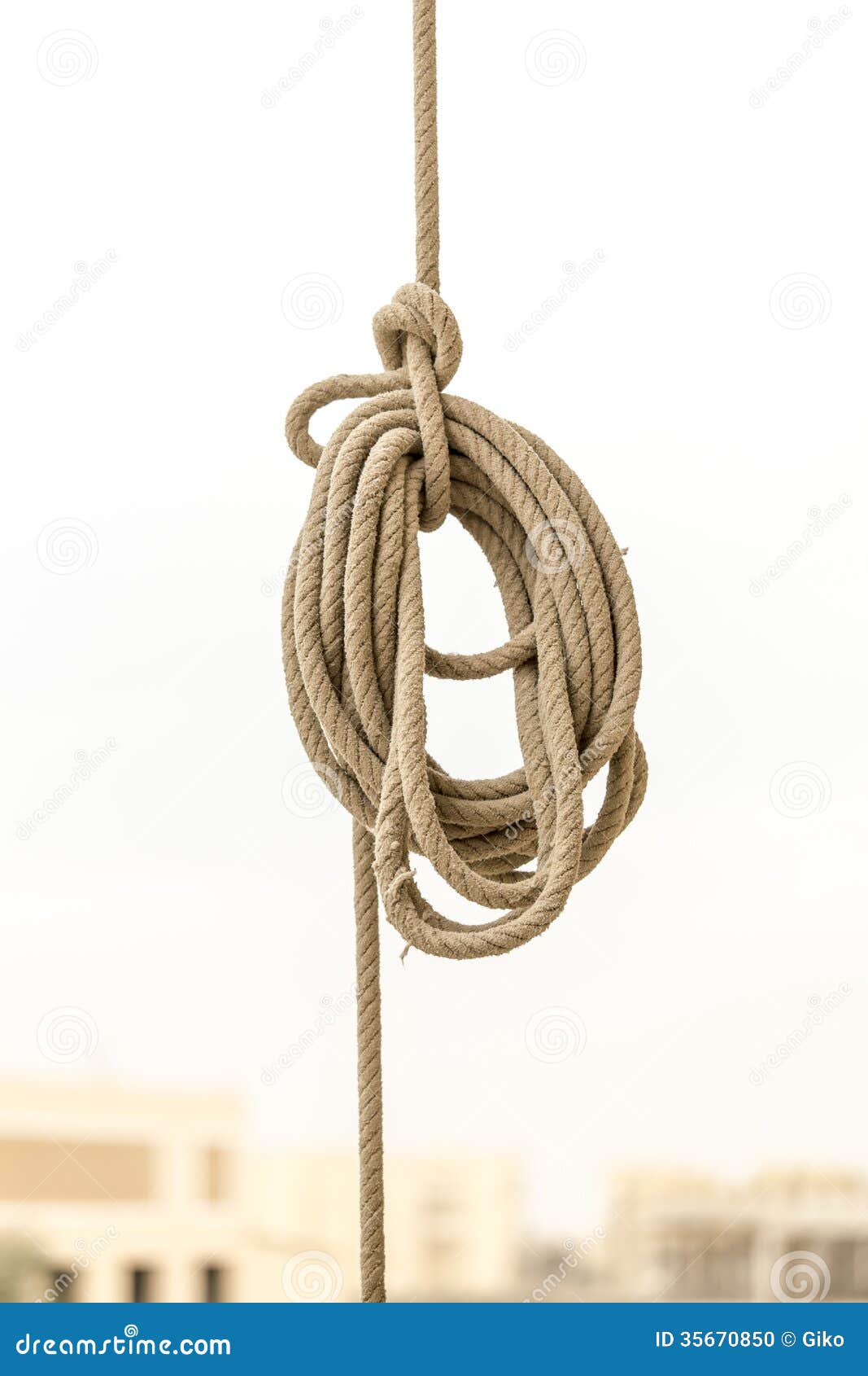 Rope Knot stock photo. Image of string, complexity, fiber - 35670850