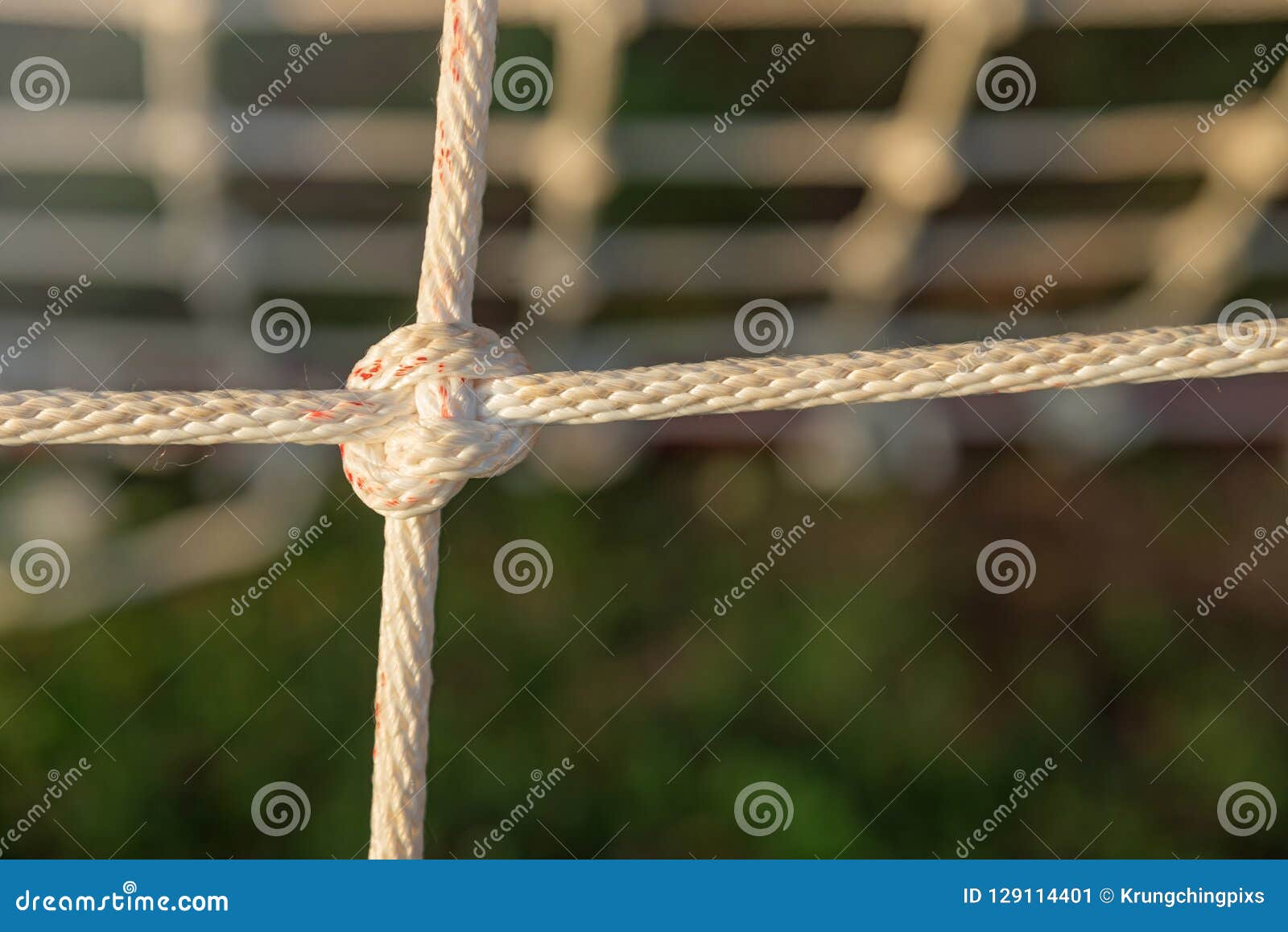 Rope knot . stock image. Image of safety, rough, tackle - 129114401