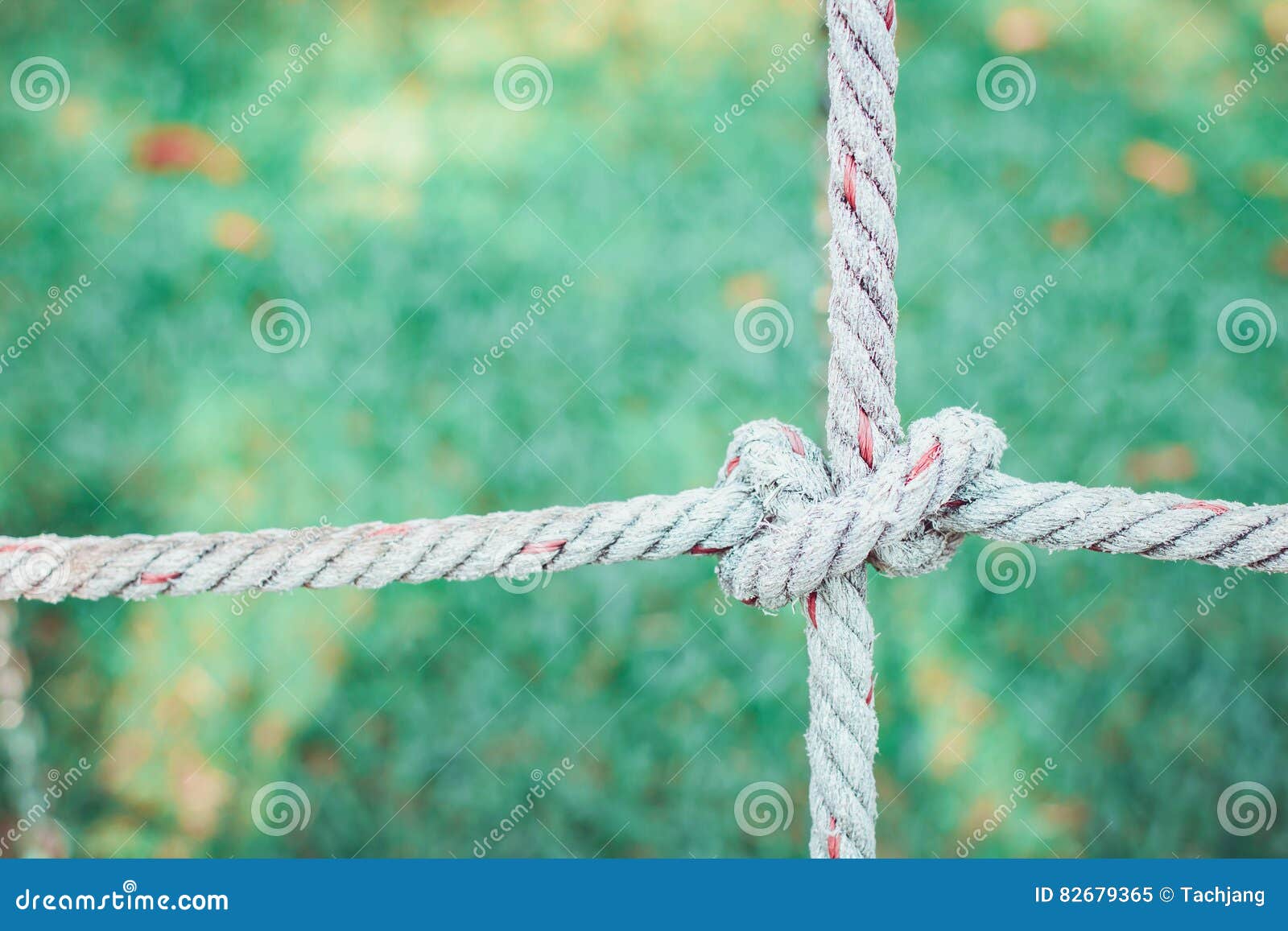 Rope Knot In The Grass Background. Stock Image | CartoonDealer.com ...