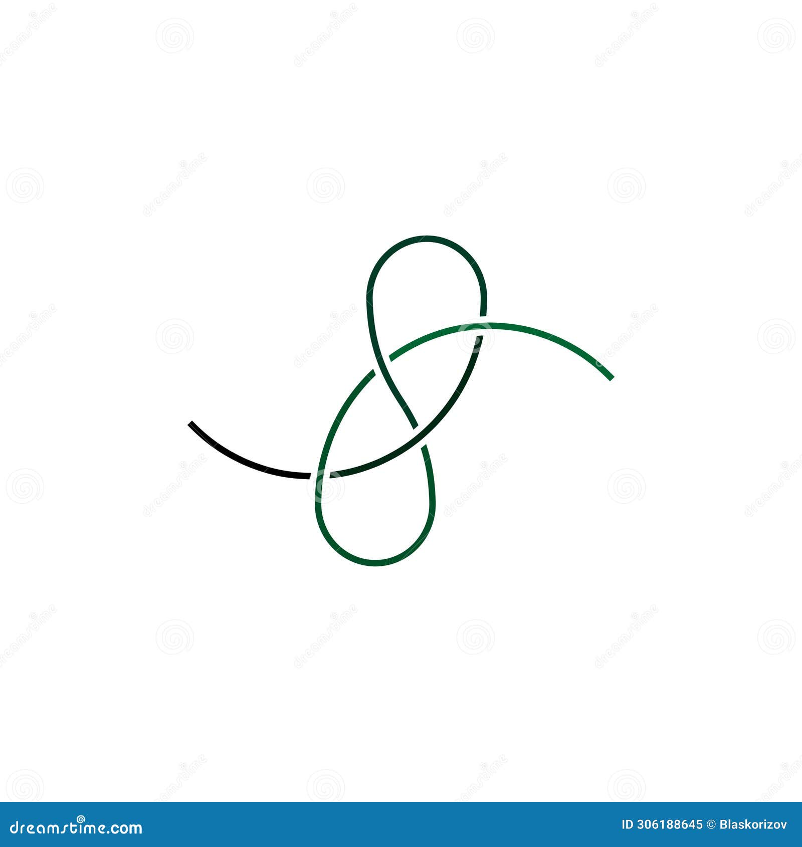 Rope Knot Logo Infinity Icon Vector Design Stock Illustration ...