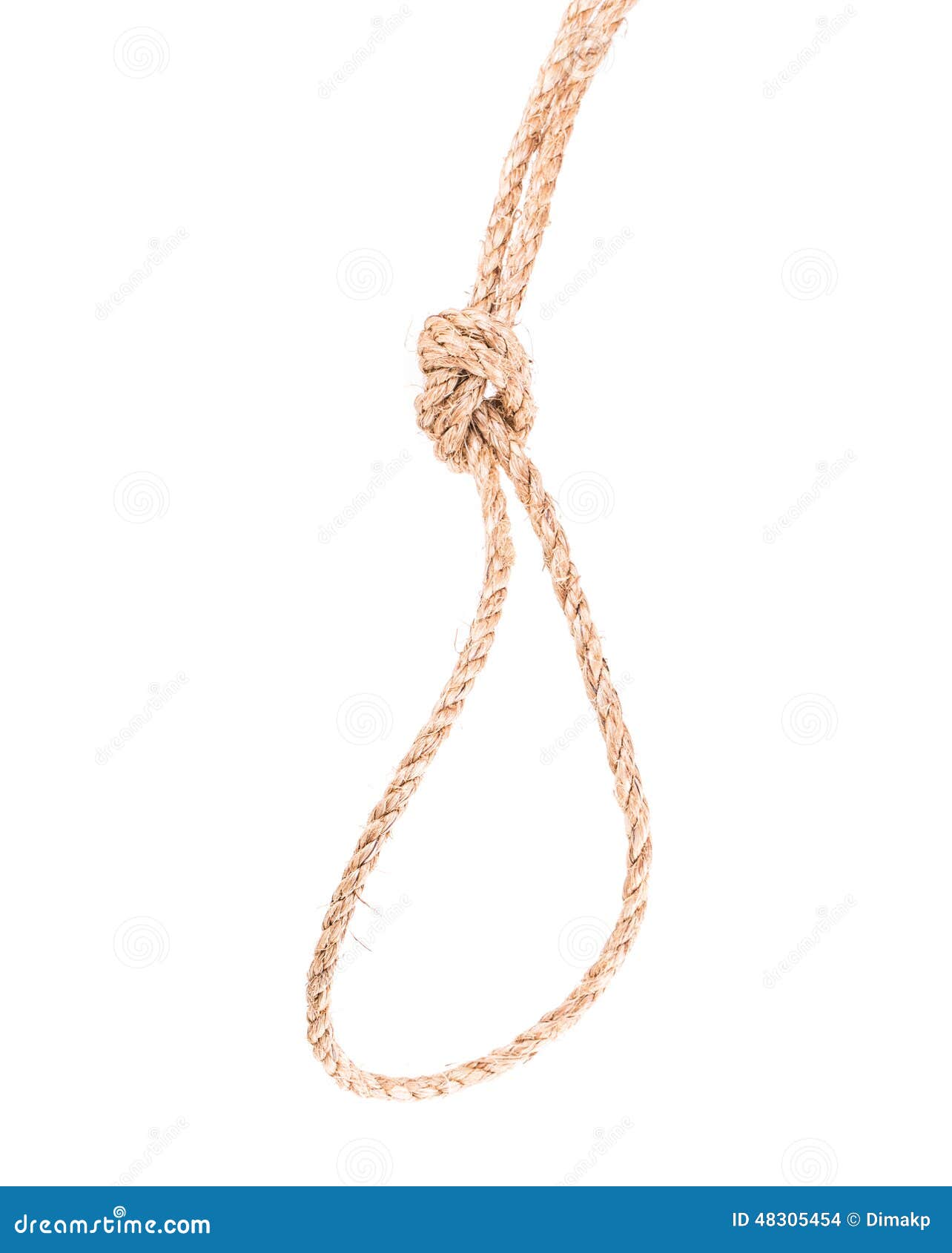 Rope knot loop stock photo. Image of nautical, climbing - 48305454