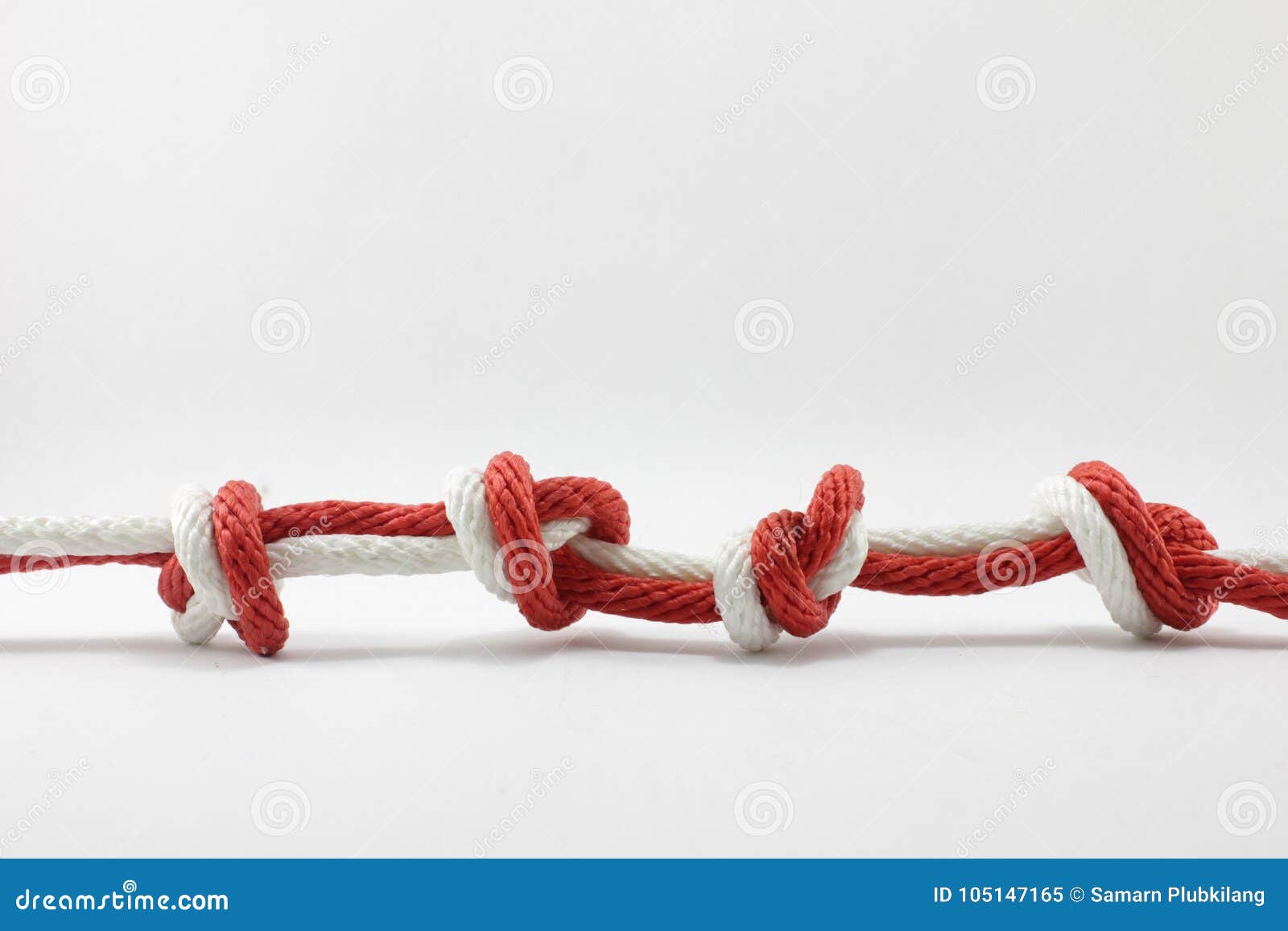 Rope or Knot stock image. Image of jute, fasten, brown - 105147165