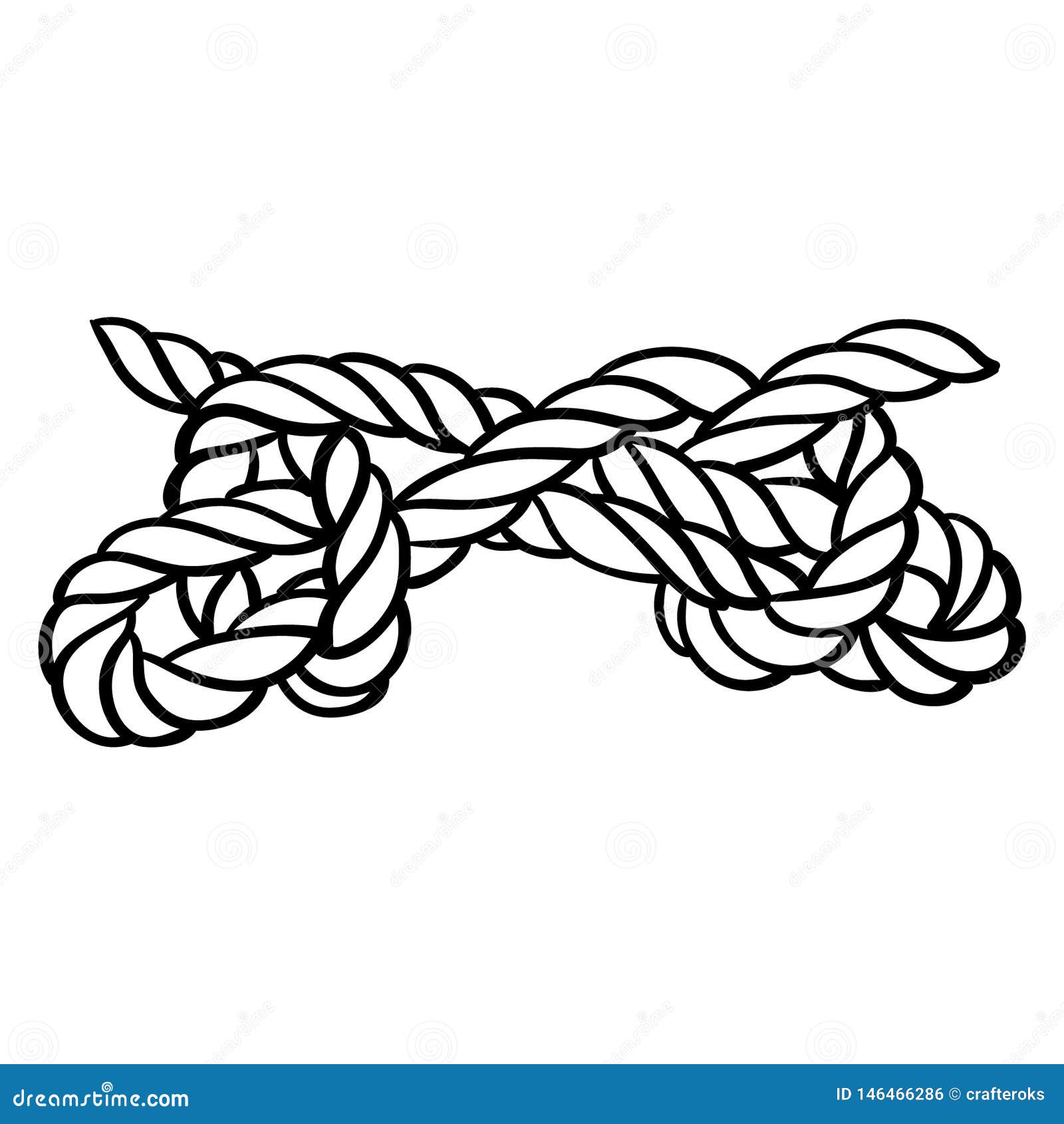 Rope Knot Vector, Hand Drawn, Vector, Eps, Logo, Icon, Crafteroks ...