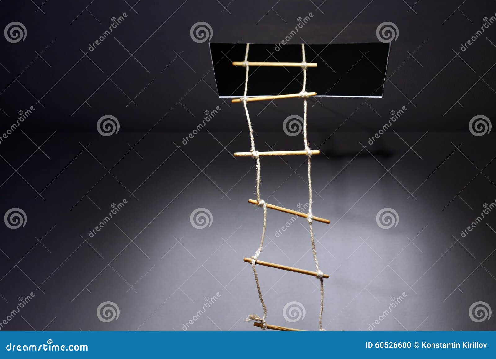 Rope Ladder stock photo. Image of getaway, exit, away - 60526600