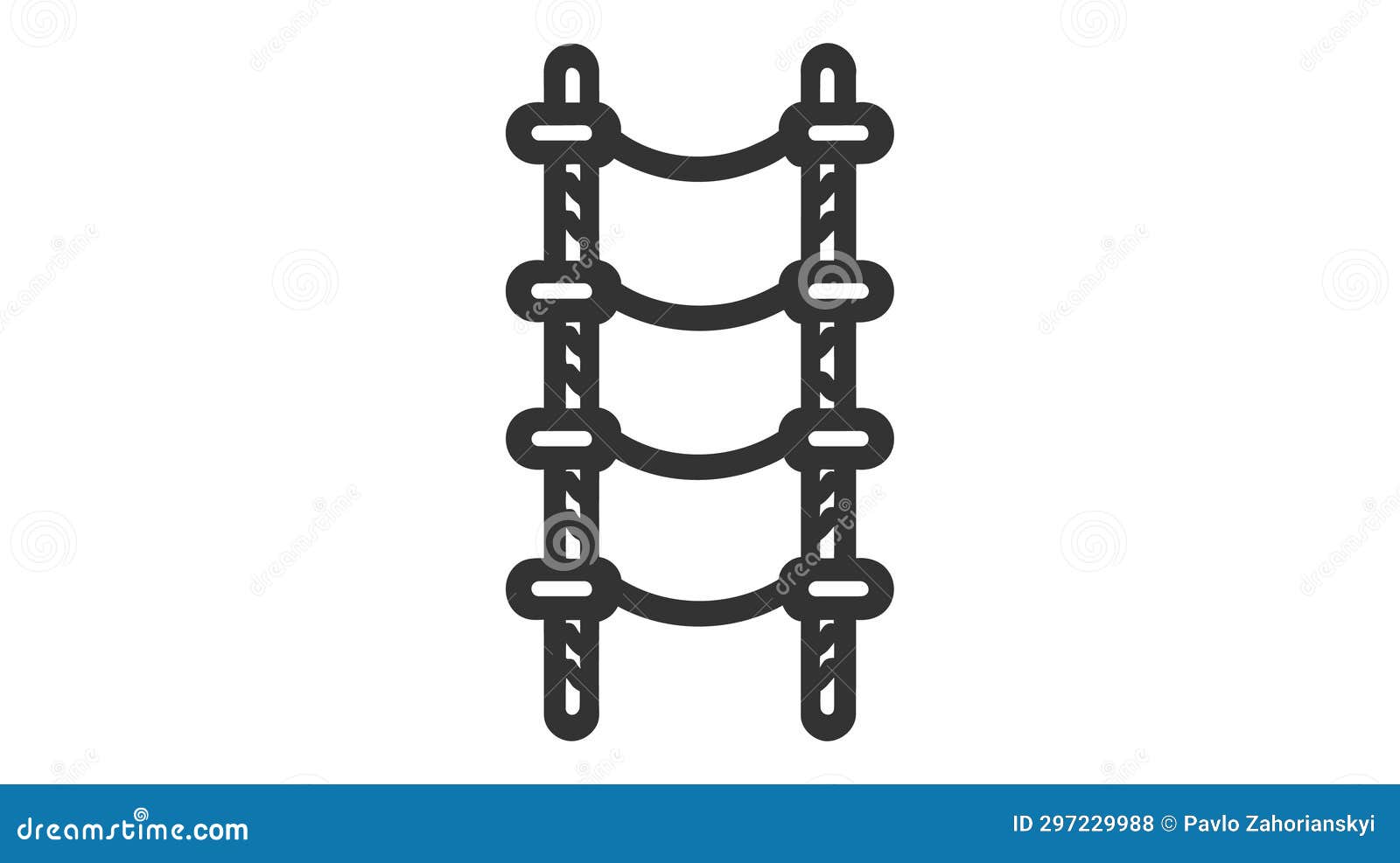 Rope Ladder Icon Vector Design Element Logo Template Stock Illustration ...