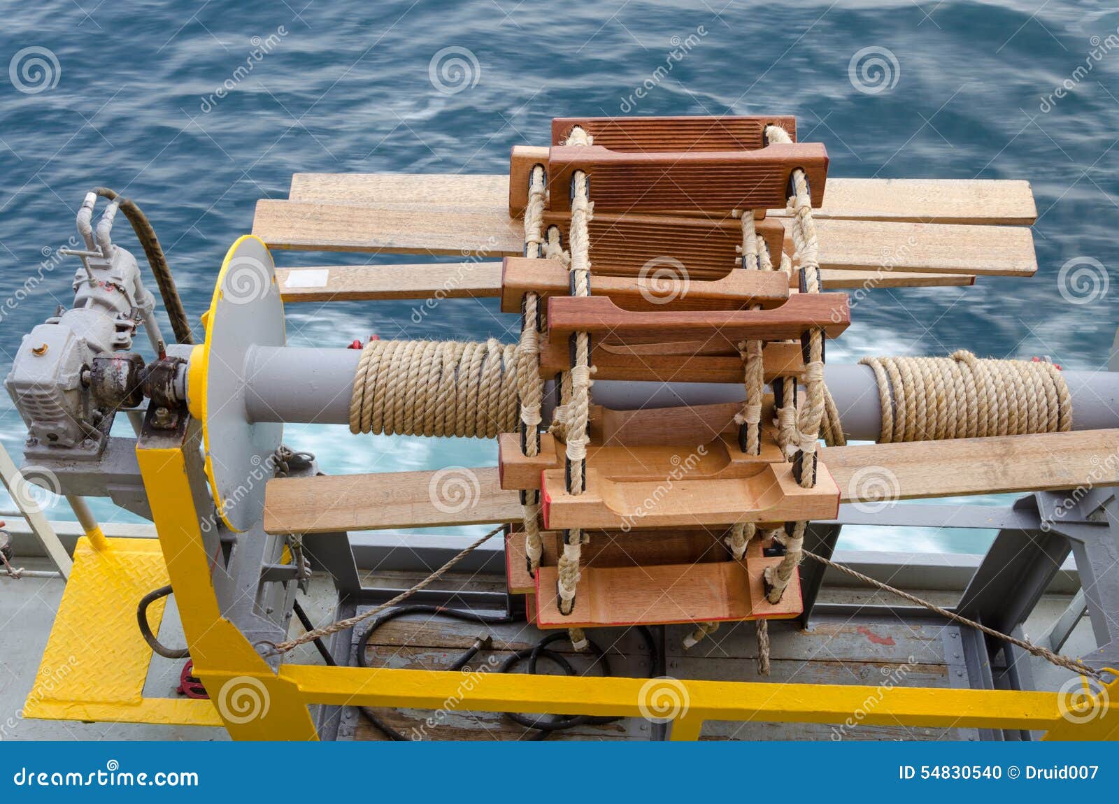 Rope ladder stock photo. Image of iron, pilot, ladder - 54830540
