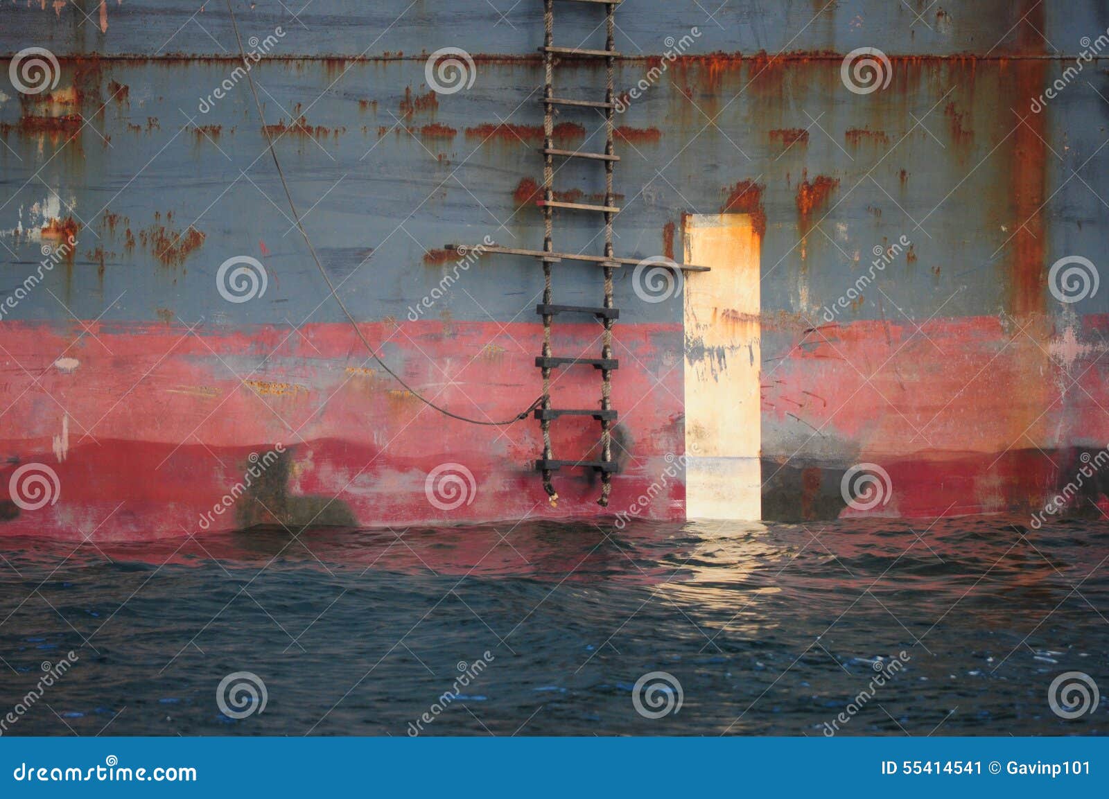 Rope Ladder on Side of Ship Stock Image - Image of rope, perth: 55414541