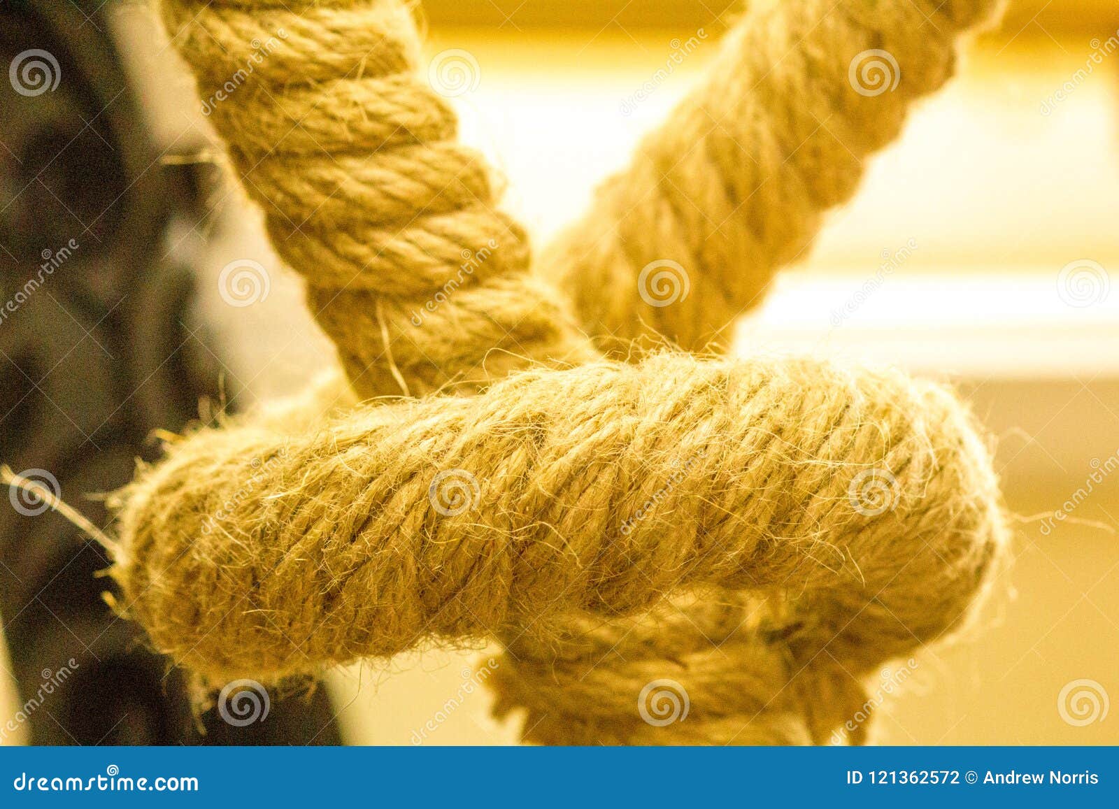 Rope Lamp stock photo. Image of rope, cord, strength - 121362572