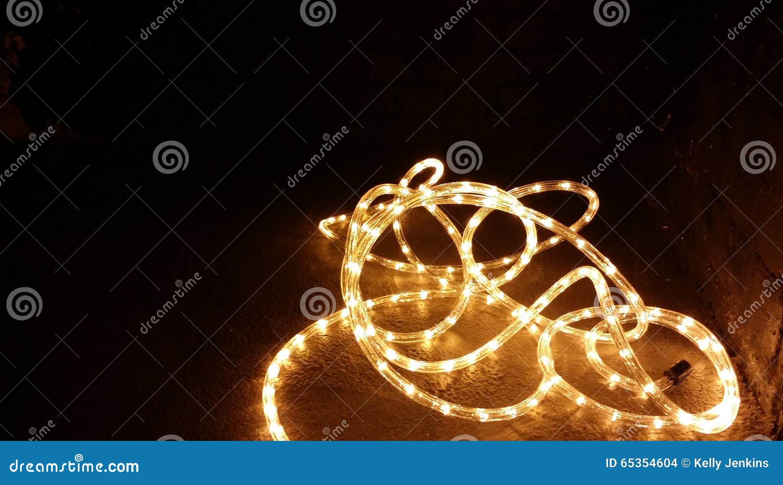 Rope Lights stock photo. Image of glowing, decoration - 65354604