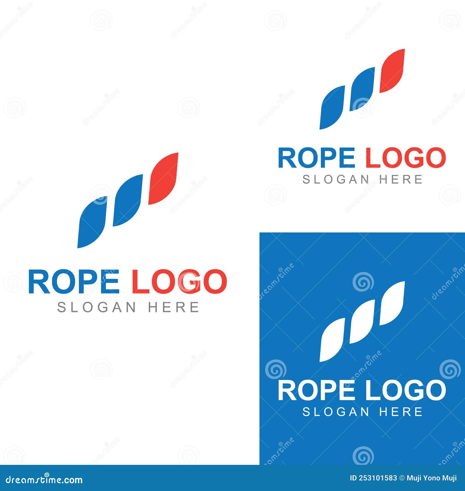 Rope Logo Using a Vector Illustration Design Template Stock Vector ...