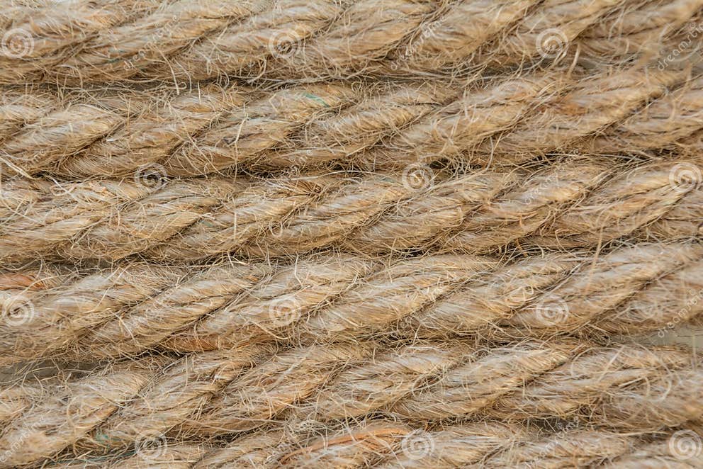 Rope made of flax stock photo. Image of backdrop, flax - 86342886