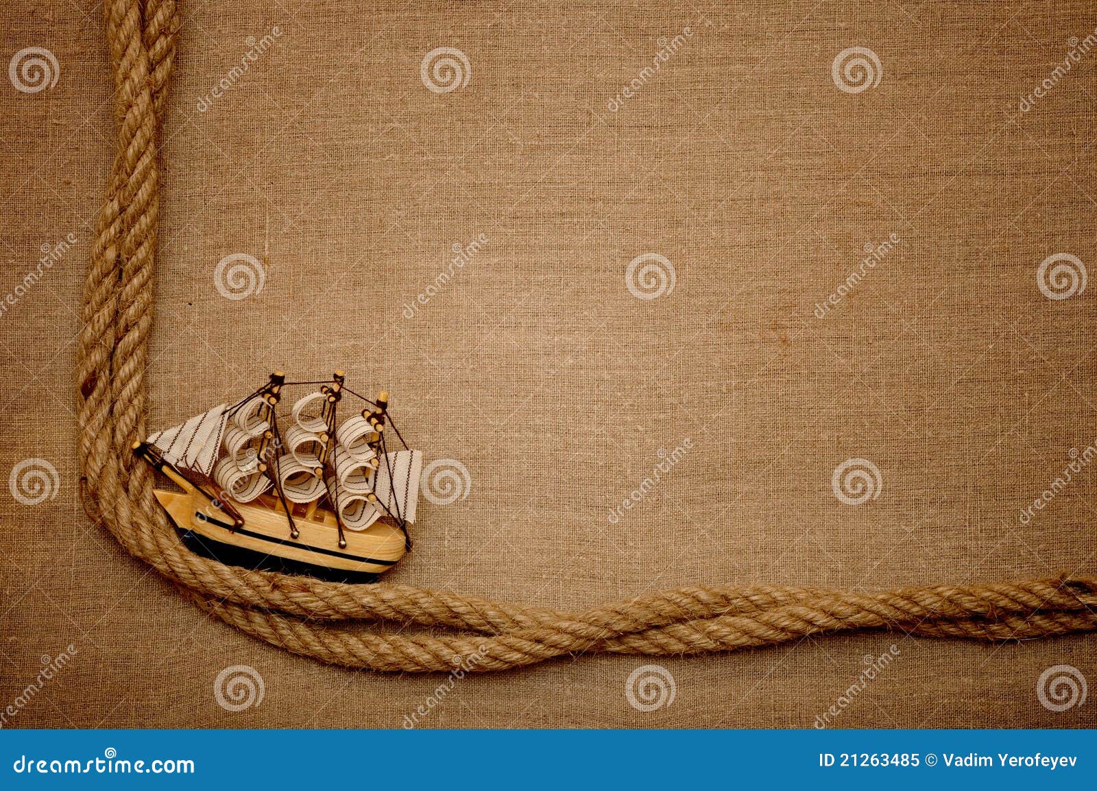 Rope And Model Classic Boat Stock Photography | CartoonDealer.com #28682786
